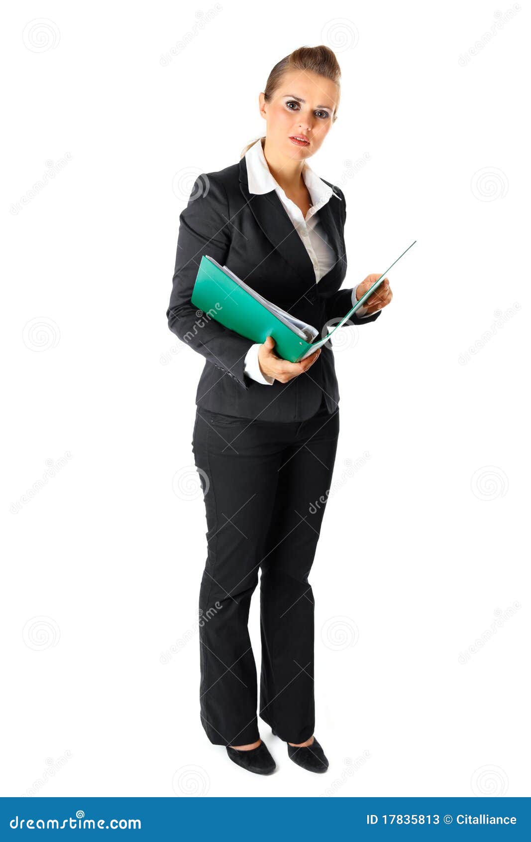 Serious Woman Holding Folders with Documents Stock Image - Image of ... Serious Woman Holding Folders with Documents Stock Image - Image of ...
