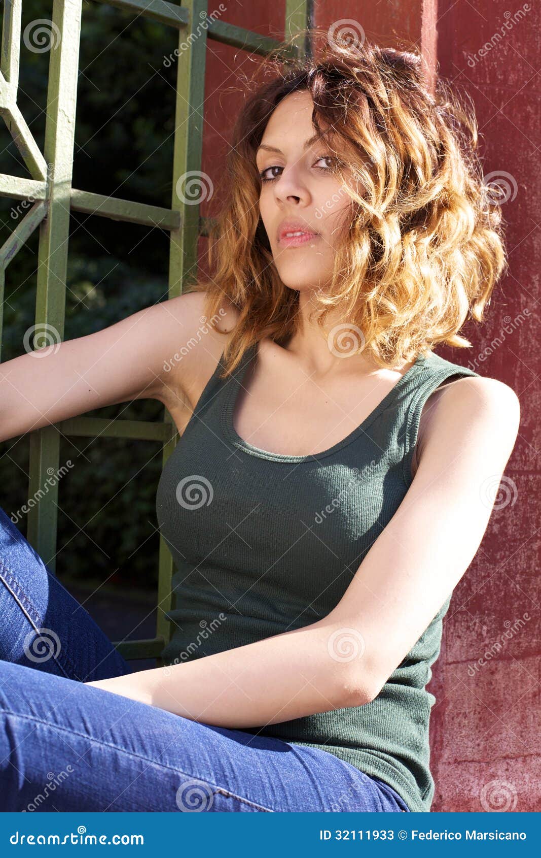 Serious Woman Looking Angry Stock Image - Image of american, outdoors ...