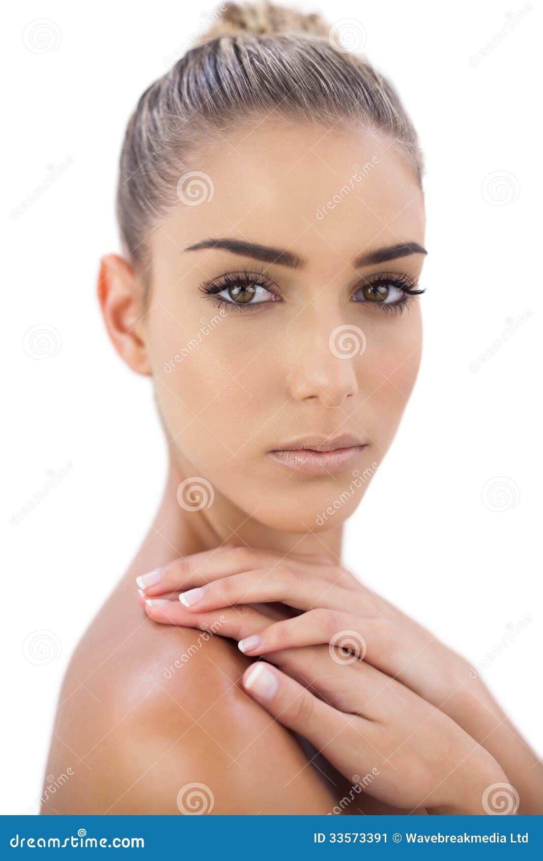 Serious Woman Looking at Camera Stock Image - Image of glamorous ...