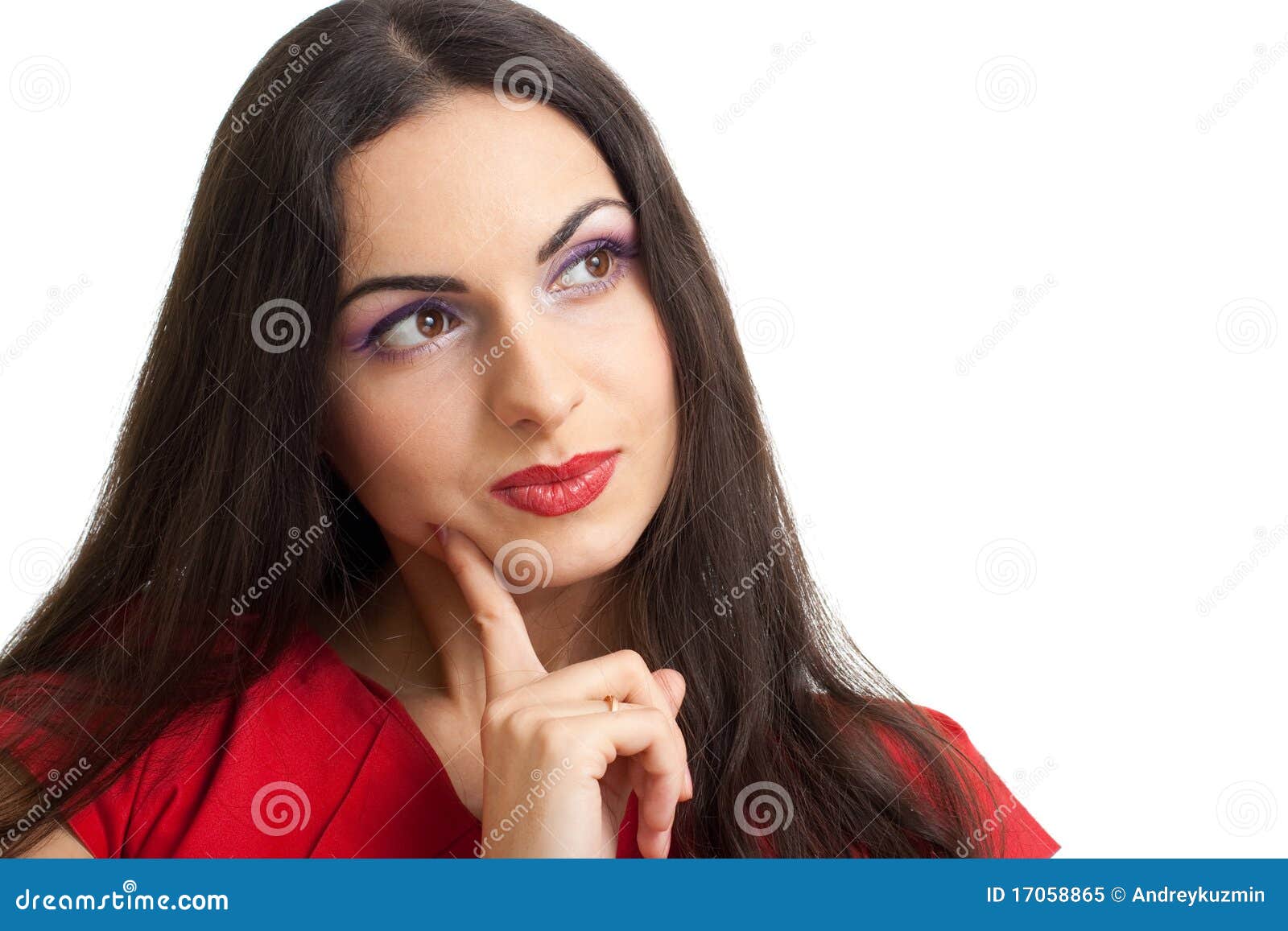 Serious Women Solving Problem Stock Image - Image of girl, cute: 17058865