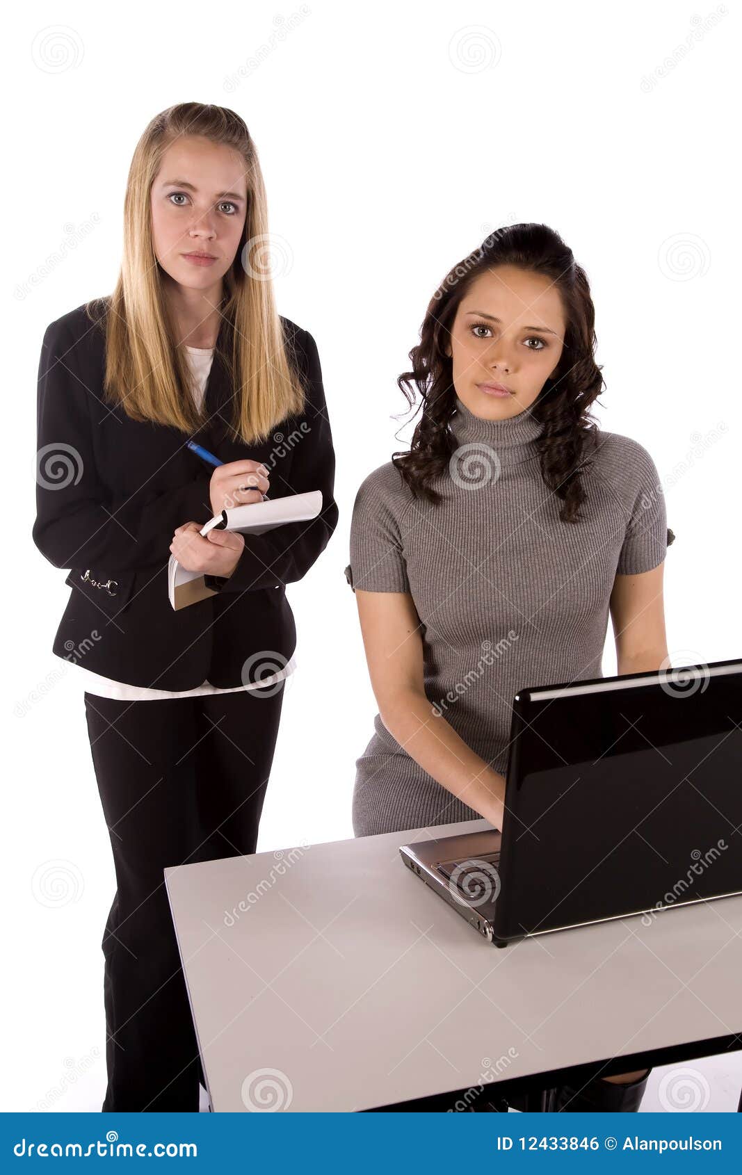 Serious work stock photo. Image of person, teamwork, calculating - 12433846