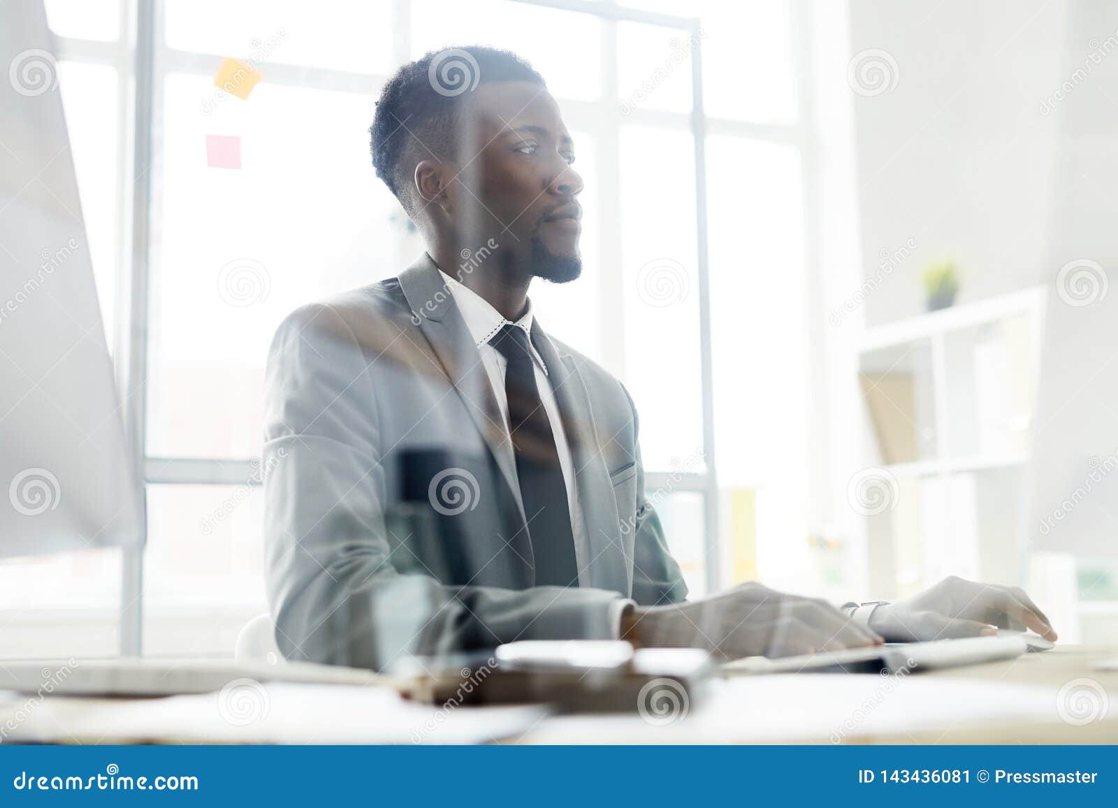 Serious work stock image. Image of computing, serious - 143436081