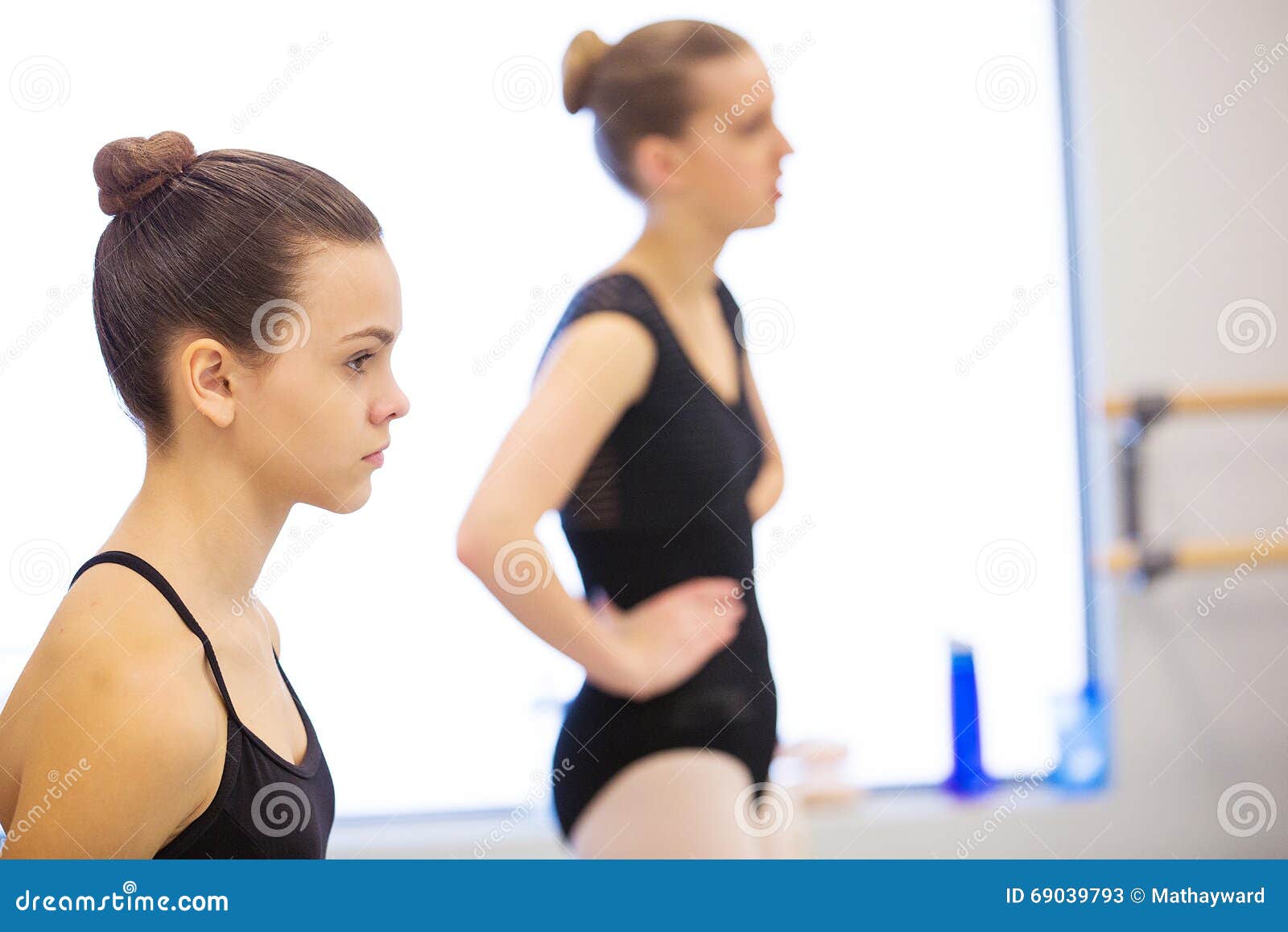 Serious Young Ballet Dancer Stock Image - Image of class, focused: 69039793