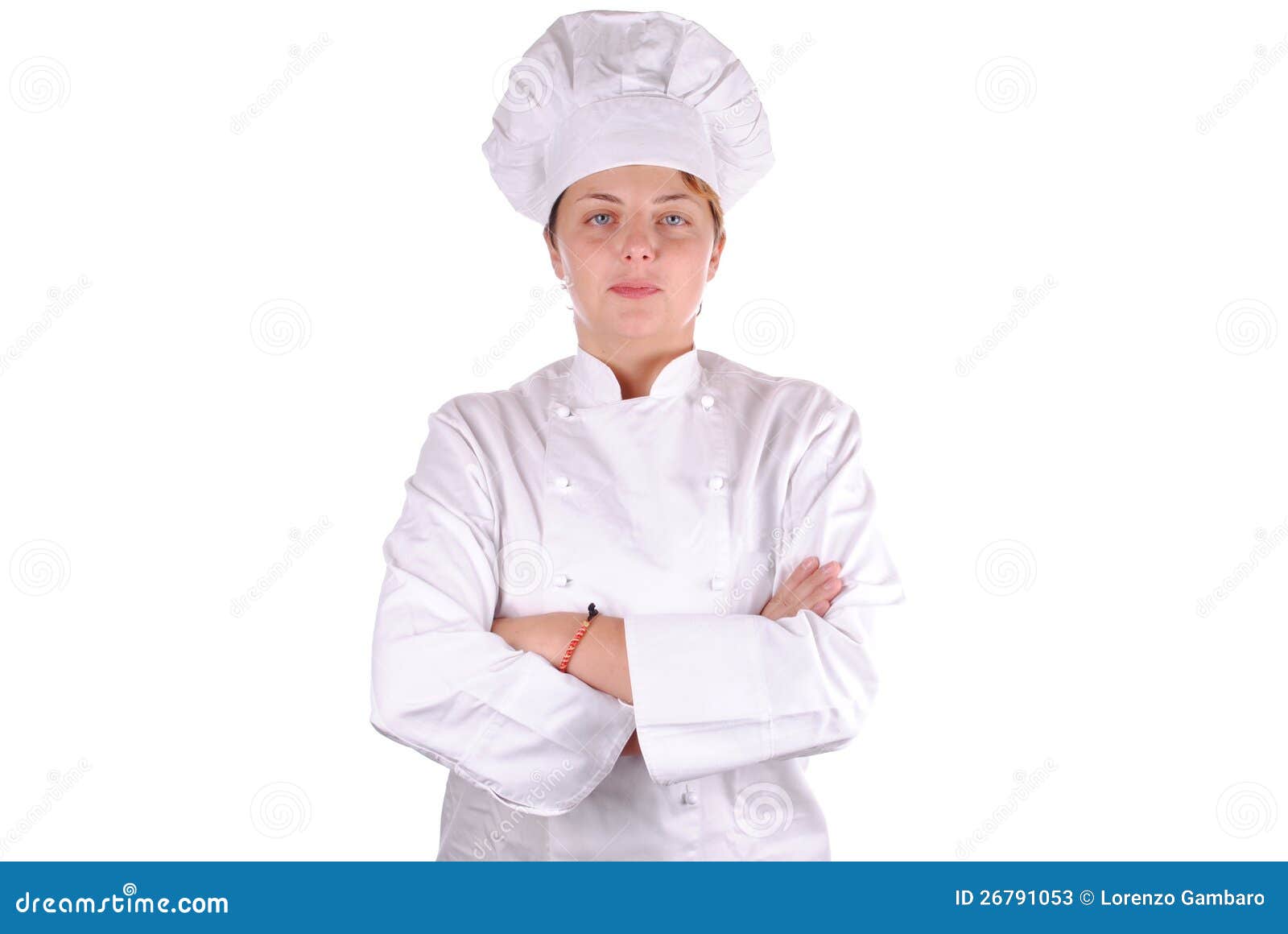 Serious Young Female Executive Chef Stock Image - Image of occupation ...