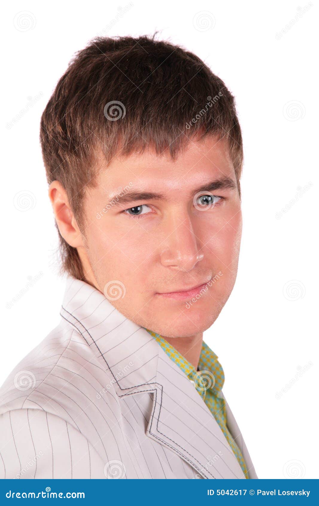 Serious Young Man Face Close-up Stock Image - Image of caucasian, fresh ...