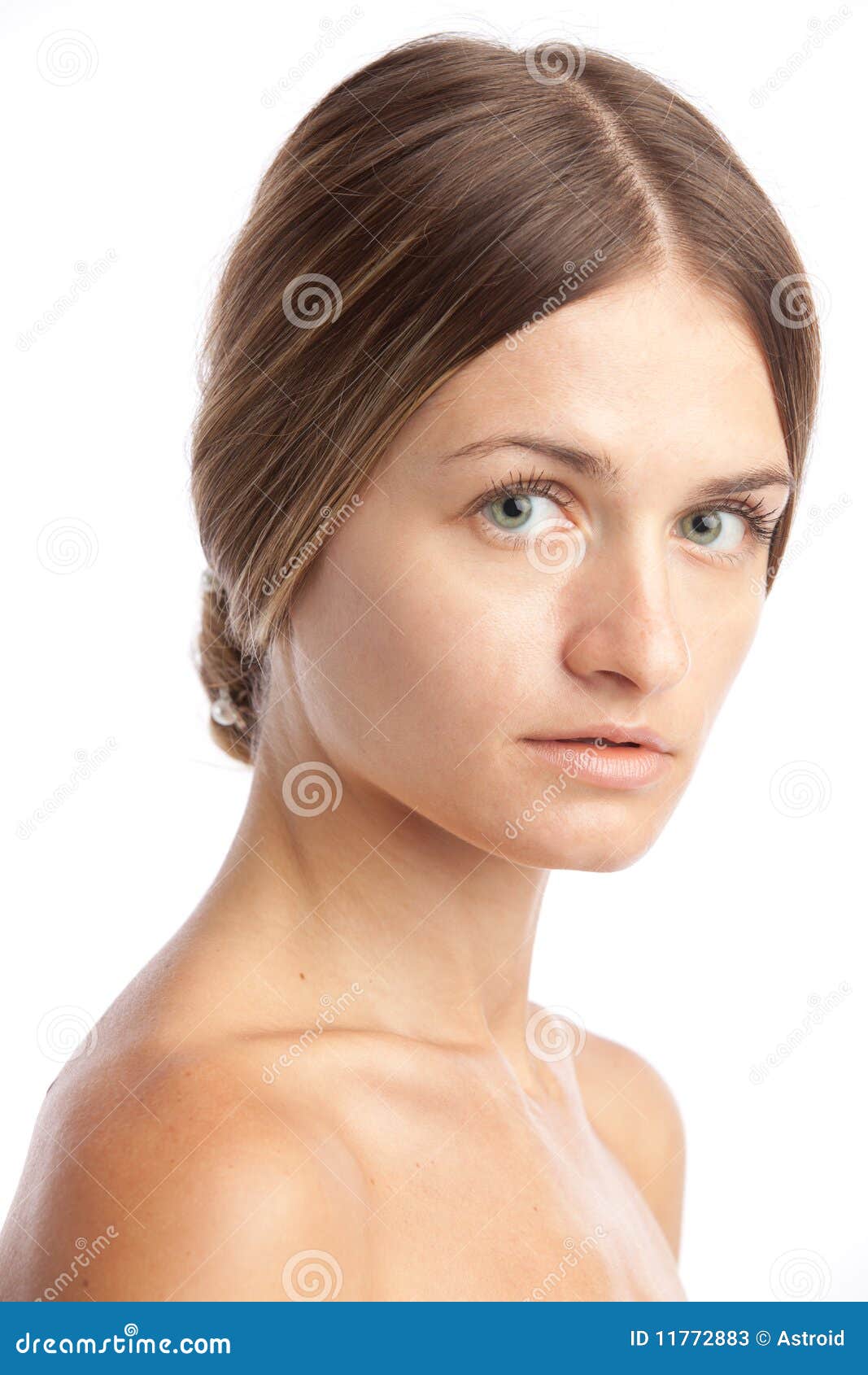 Serious young woman stock image. Image of glamour, charming - 11772883