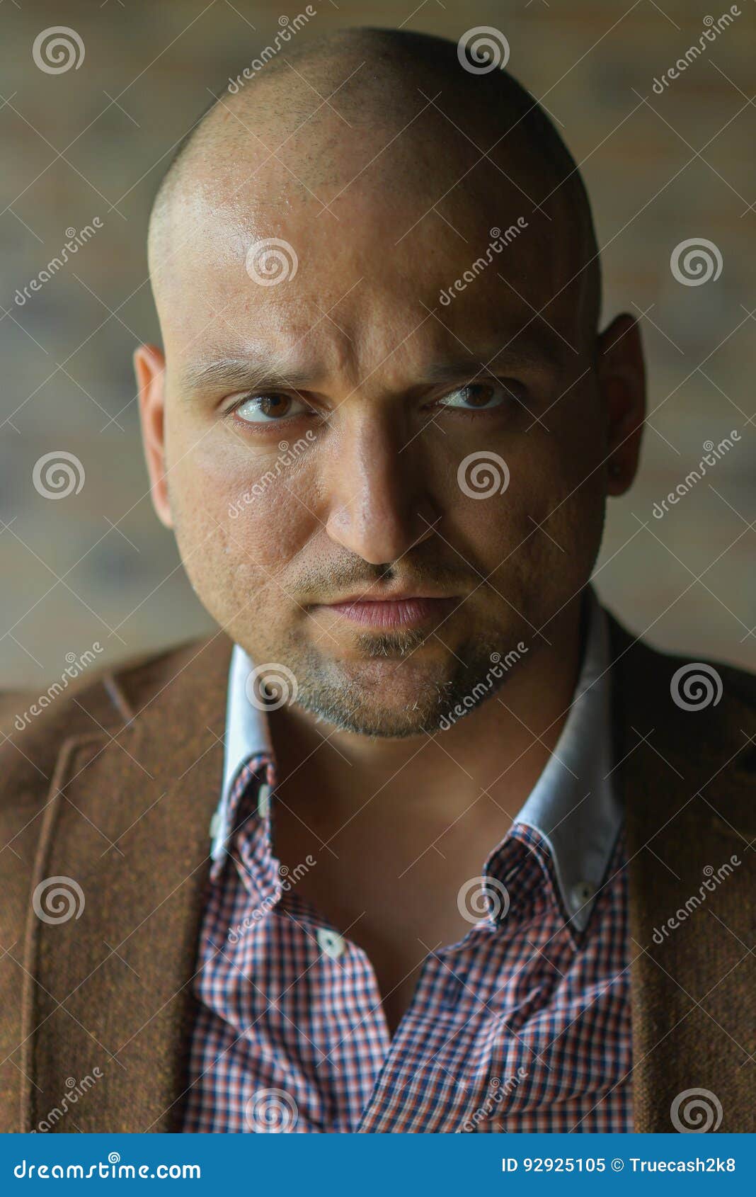 Seriously Looking Angry Indian Man, Closeup Portrait Stock Image ...