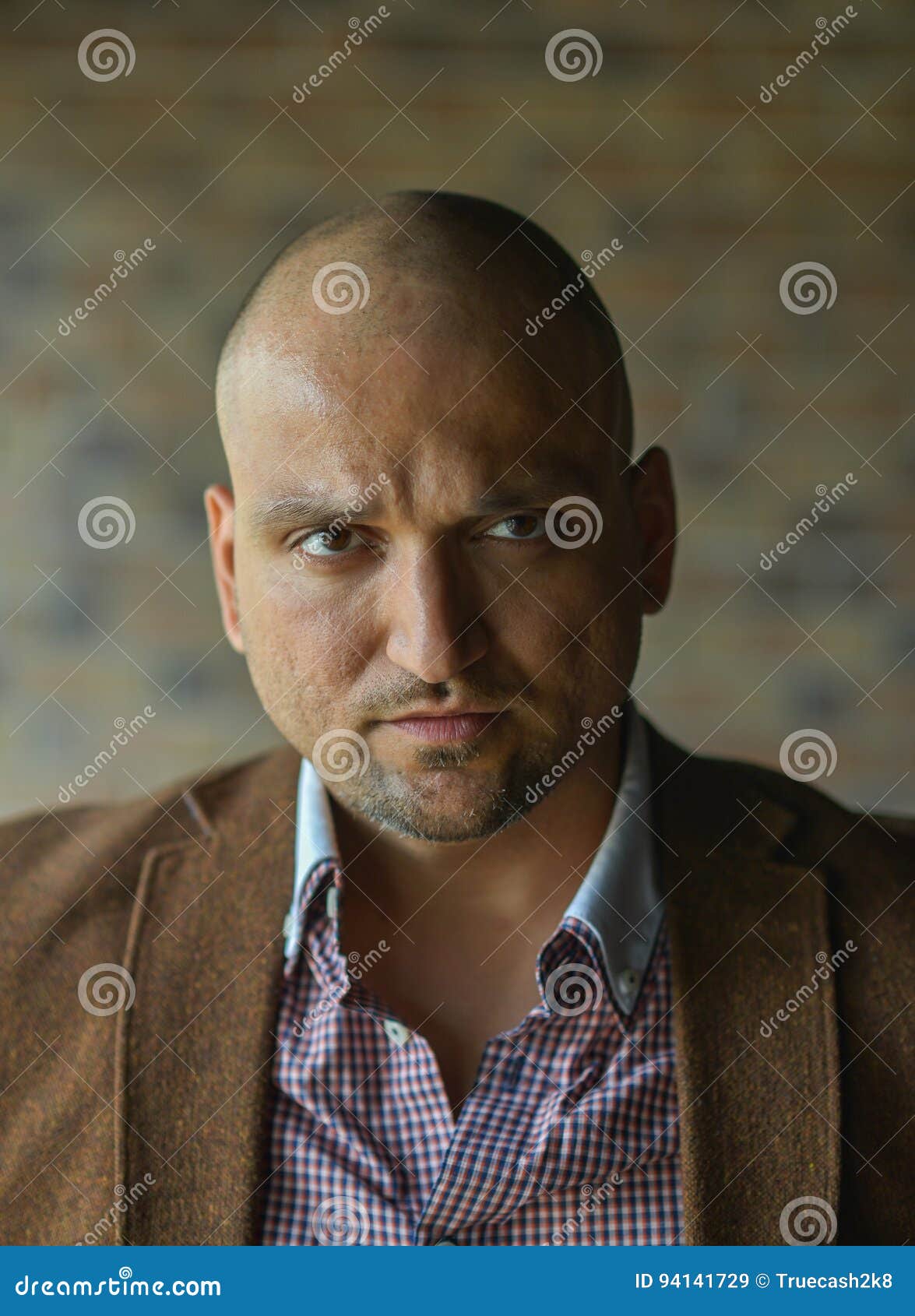 Seriously Looking Angry Indian Man, Closeup Portrait Stock Image ...