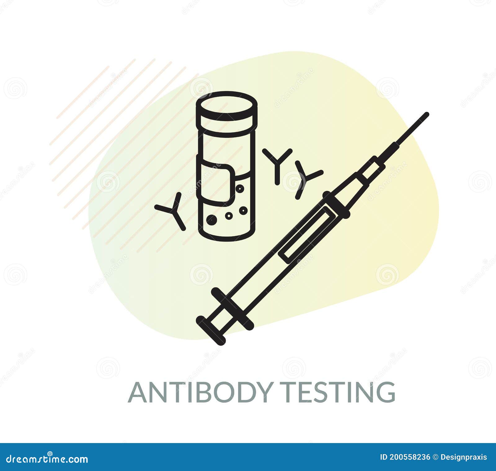 Serologic Test Antibody - Icon Vector Illustration | CartoonDealer.com ...