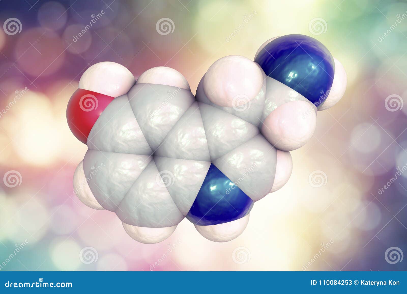 Serotonin Molecule, Monoamine Neurotransmitter, Primarily Found In The ... Serotonin Molecule, Monoamine Neurotransmitter, Primarily Found In The ...