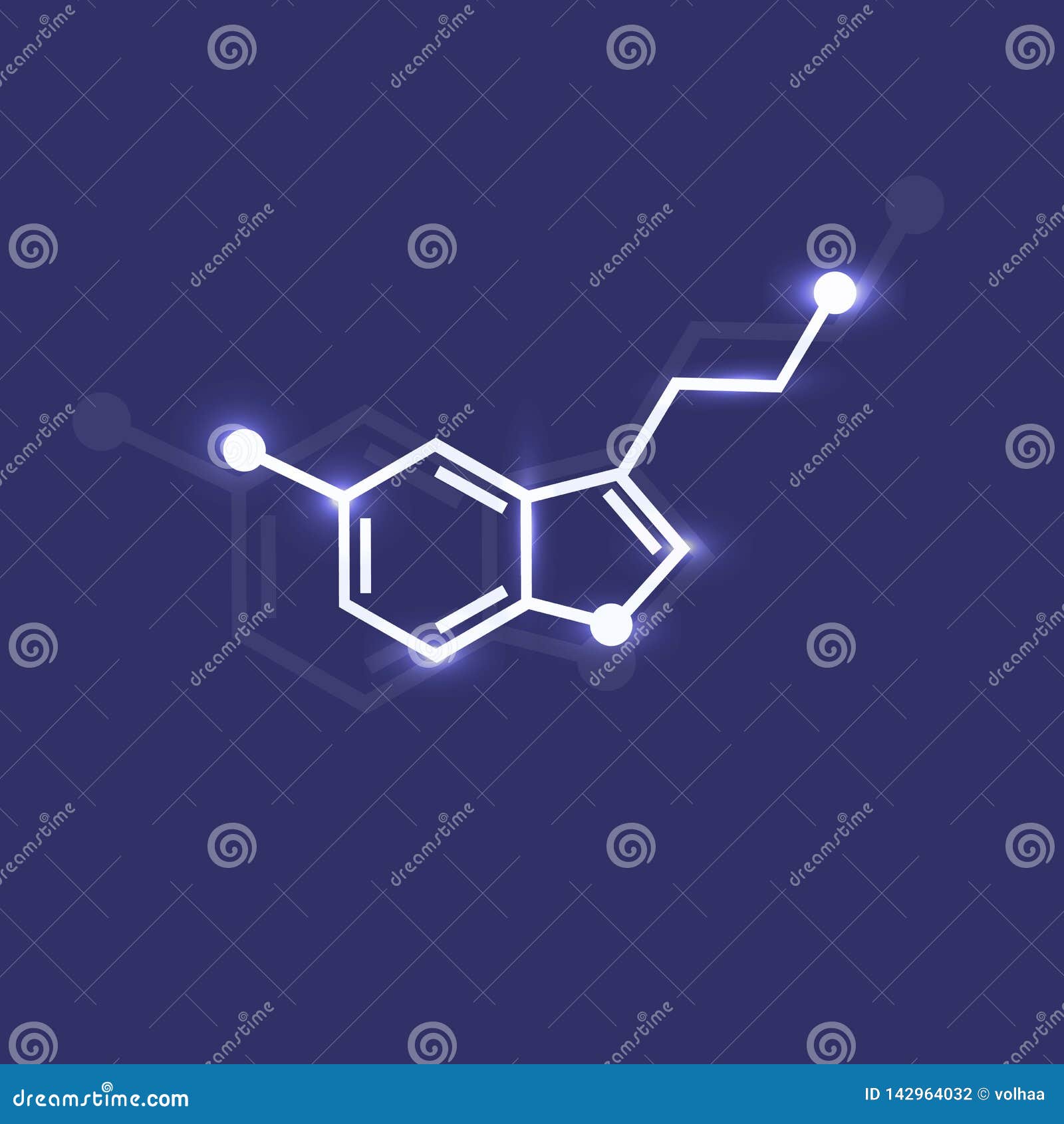 Serotonin Vector Illustration. Labeled Diagram With Gut Brain Axis And ... Serotonin Vector Illustration. Labeled Diagram With Gut Brain Axis And ...