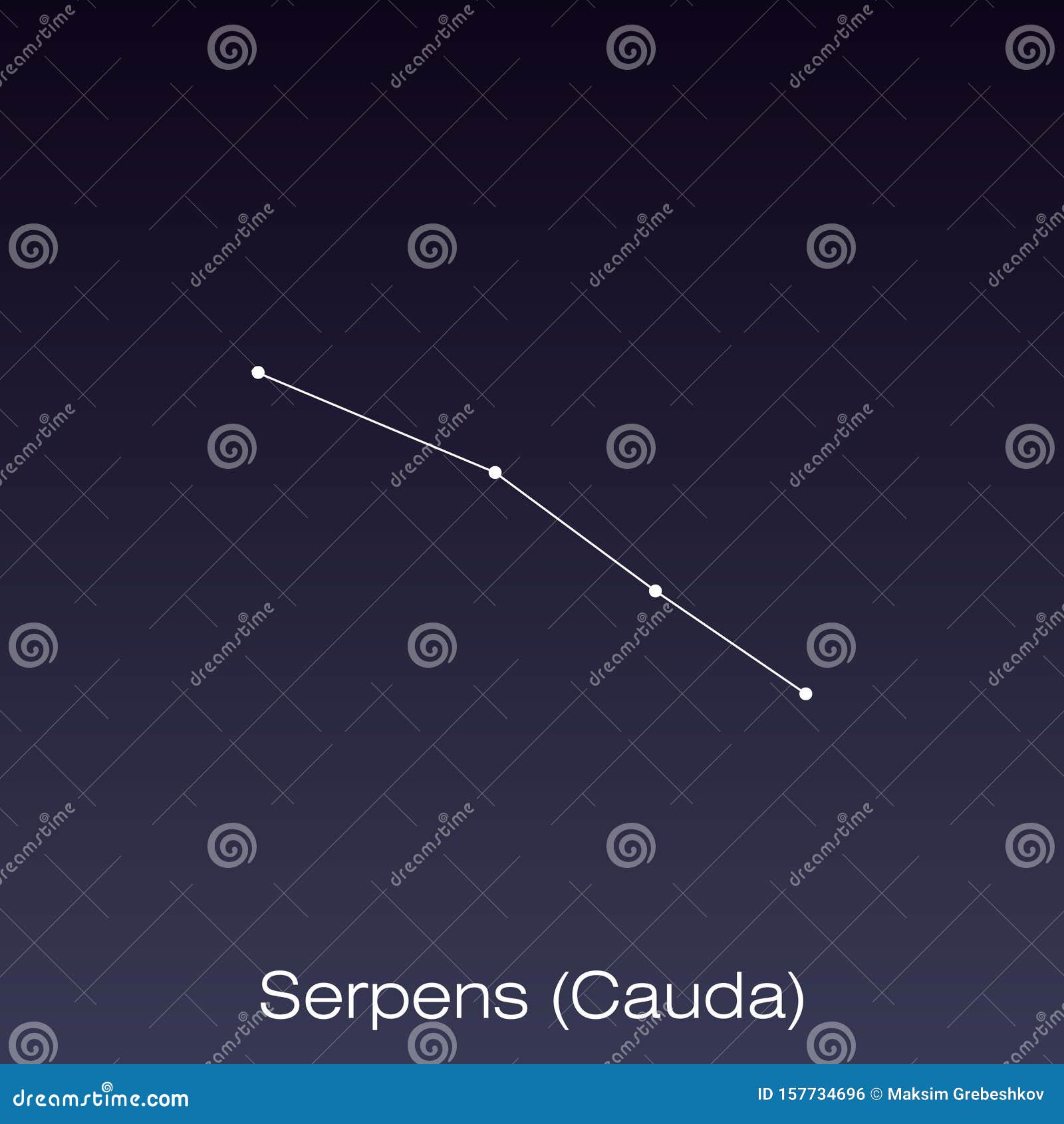 Serpens Cauda Constellation