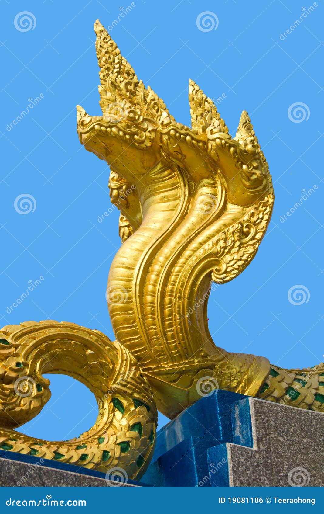 Serpent stock photo. Image of golden, buddha, holy, buddhist - 19081106