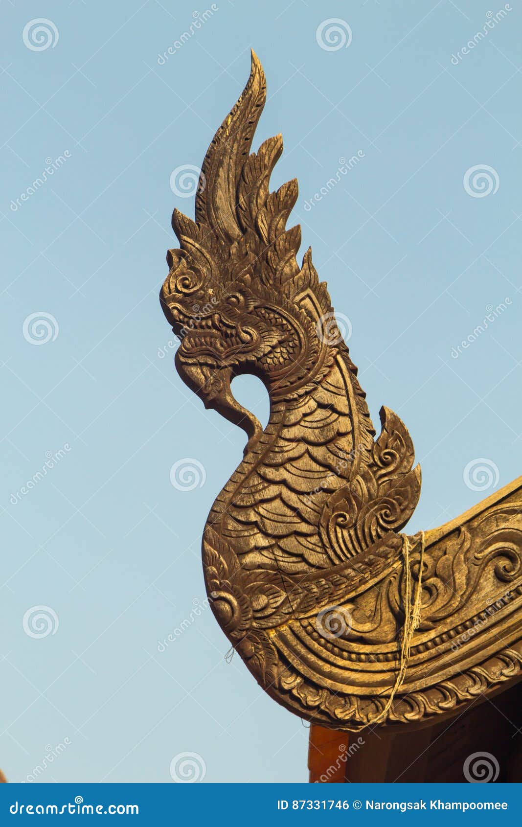 Serpent Wood Carving Stock Image | CartoonDealer.com #9856417