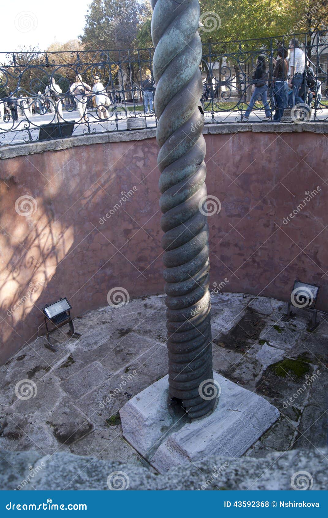 Serpent column in Istanbul editorial stock photo. Image of monument ...