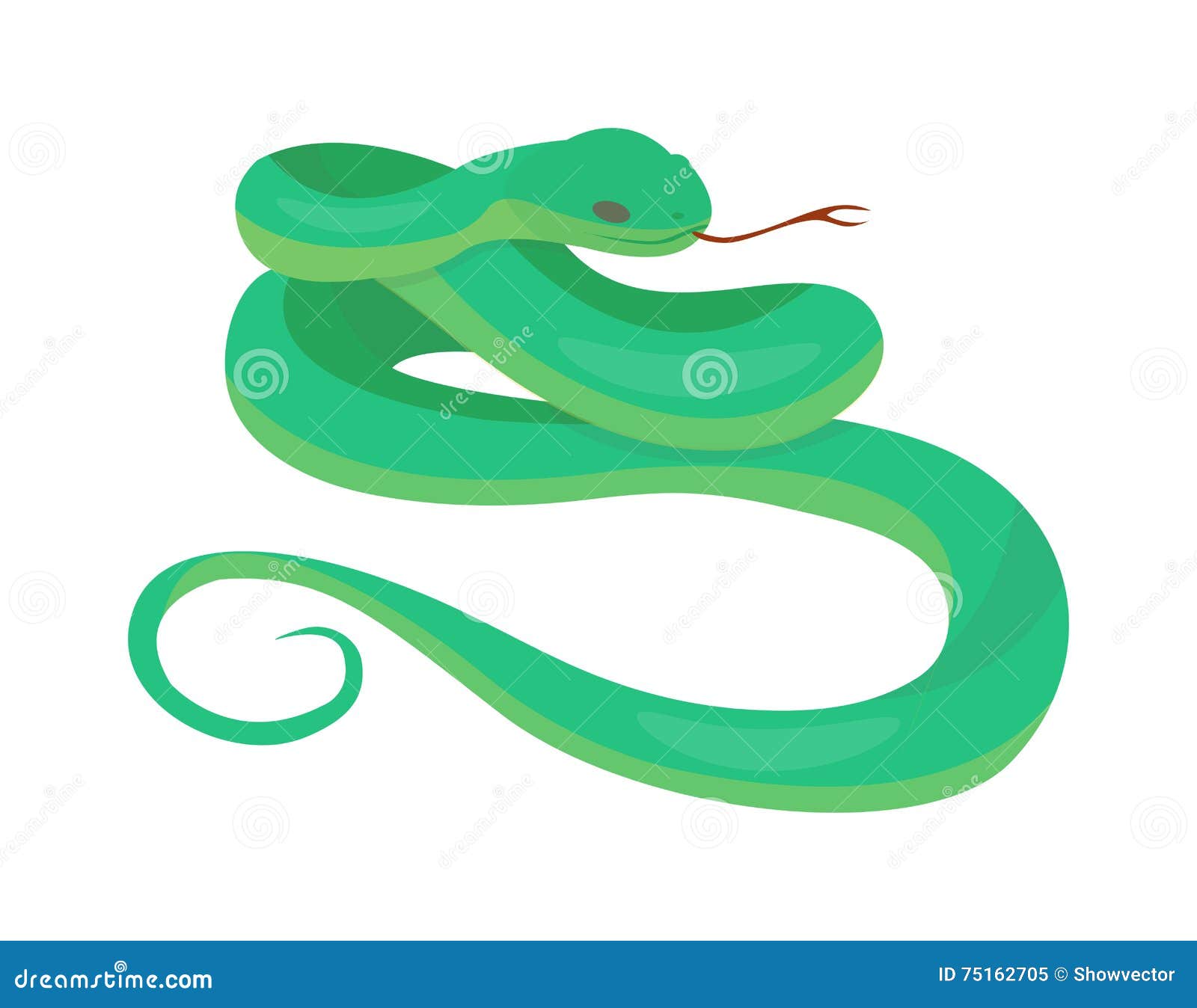 Serpent de boa de python illustration de vecteur. Illustration du ...