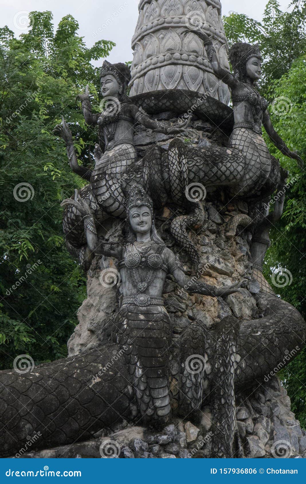 Serpent goddess stock photo. Image of religion, southeast - 157936806