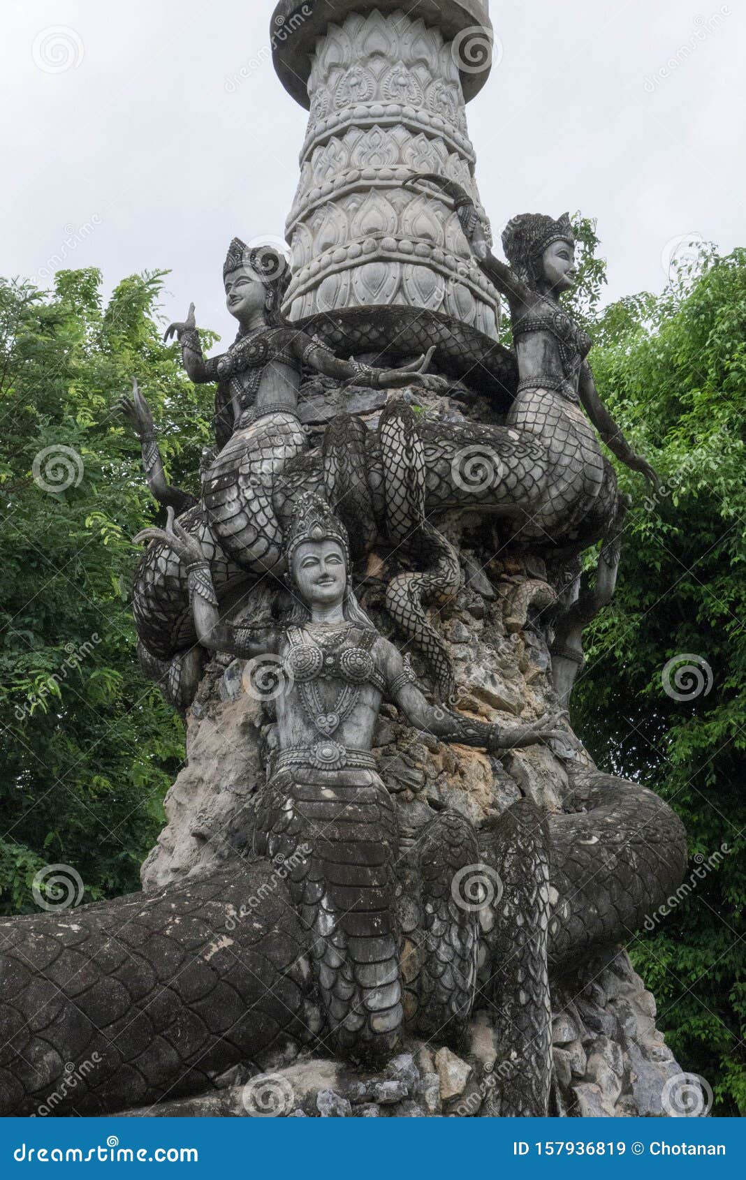 Serpent goddess stock image. Image of ancient, religion - 157936819