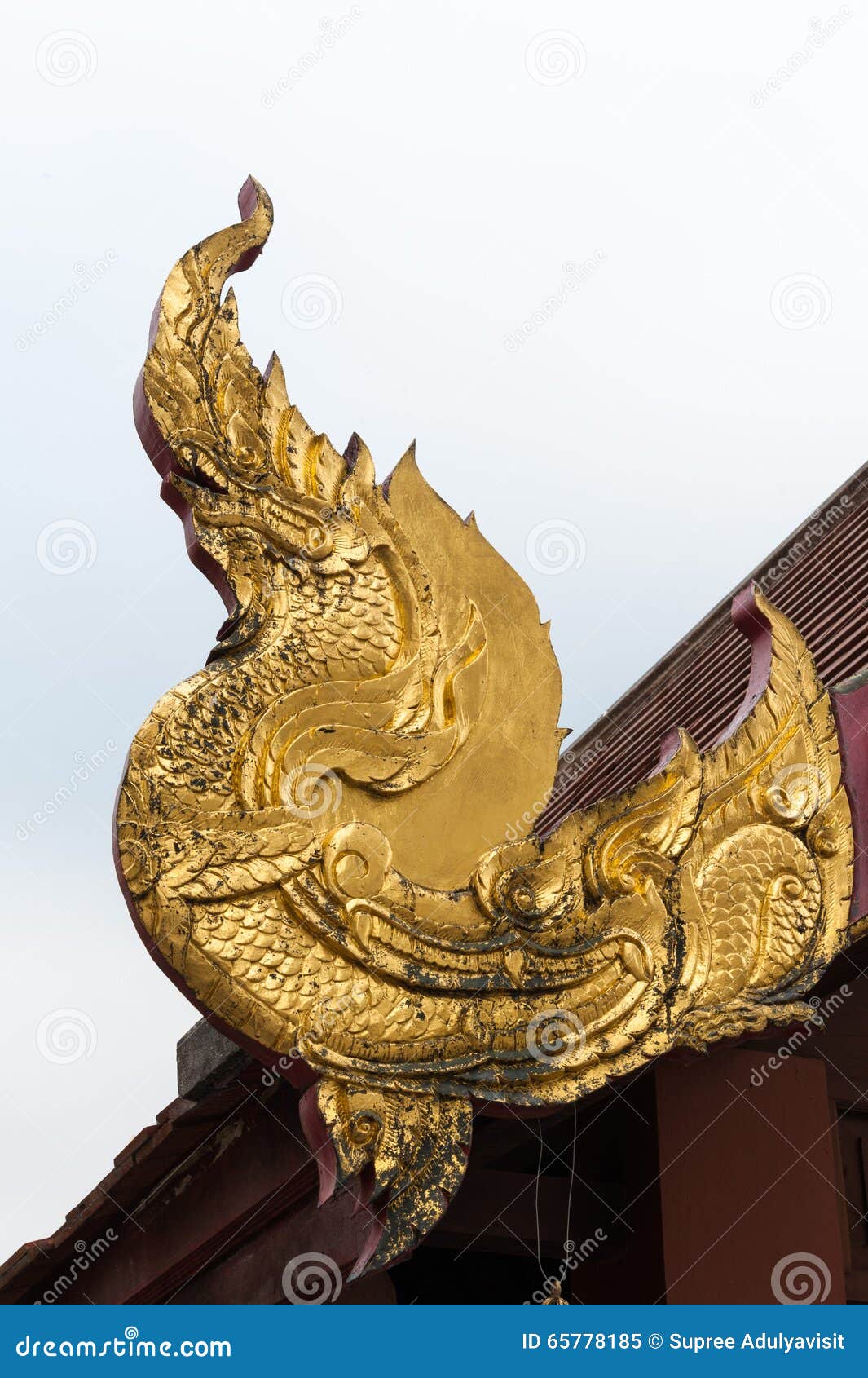 Gold Serpent Scale Statue Patterns Or Colorful Naga Texture Abstract ...