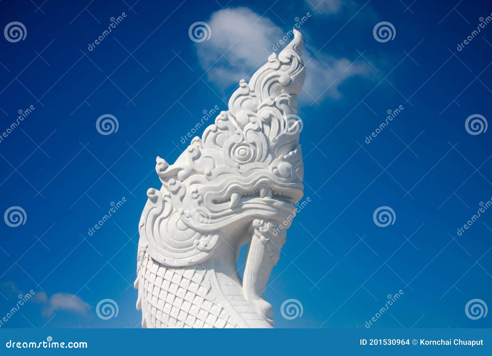 Serpent head at a temple stock photo. Image of asia - 201530964