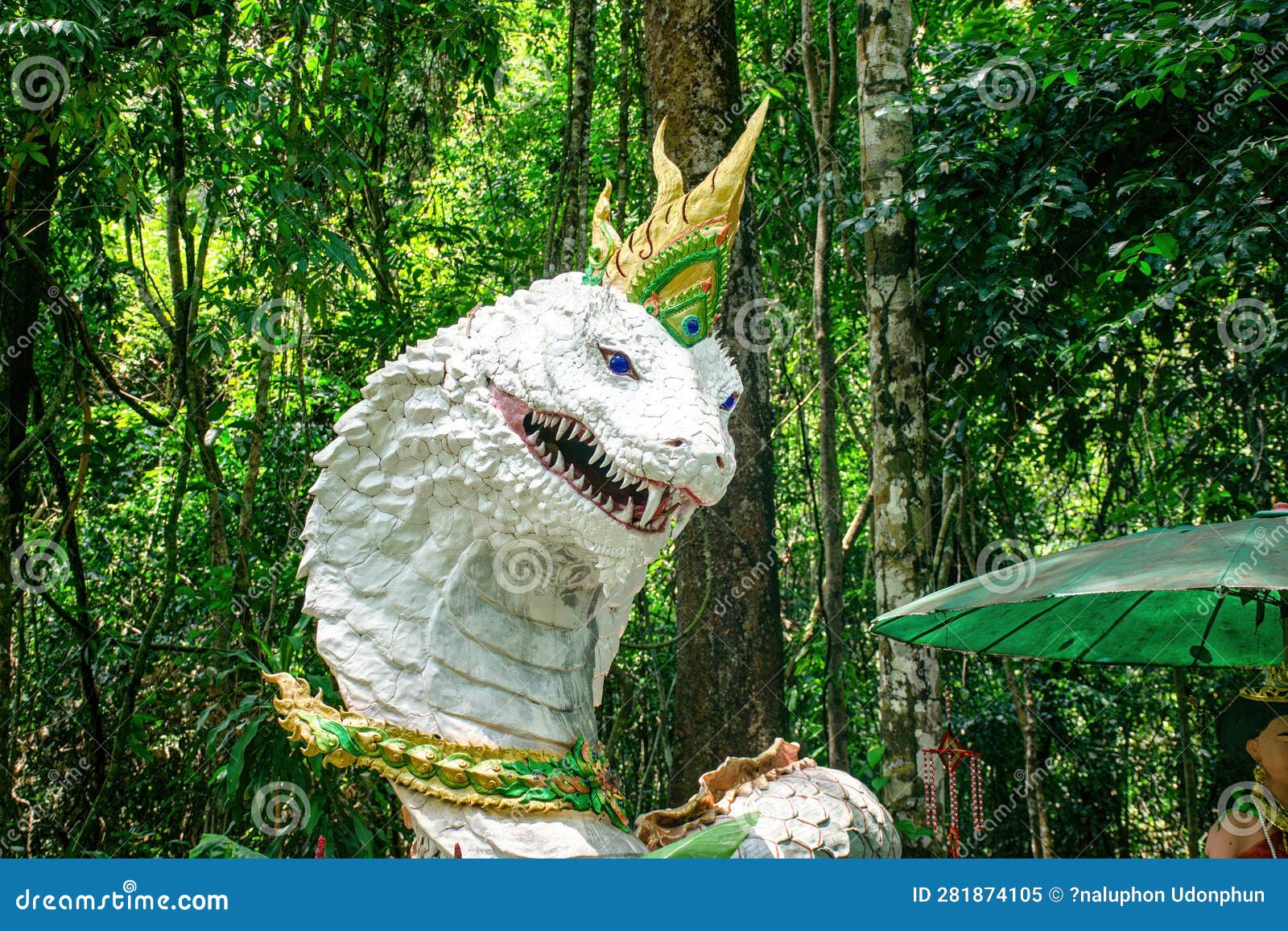 Serpent king of Nagas stock image. Image of design, faith - 281874105