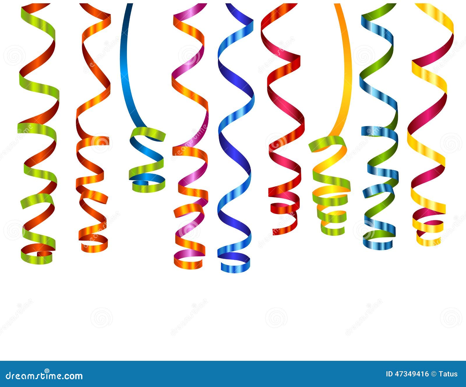 Serpentina colorida ilustración del vector. Ilustración de horizontal ...