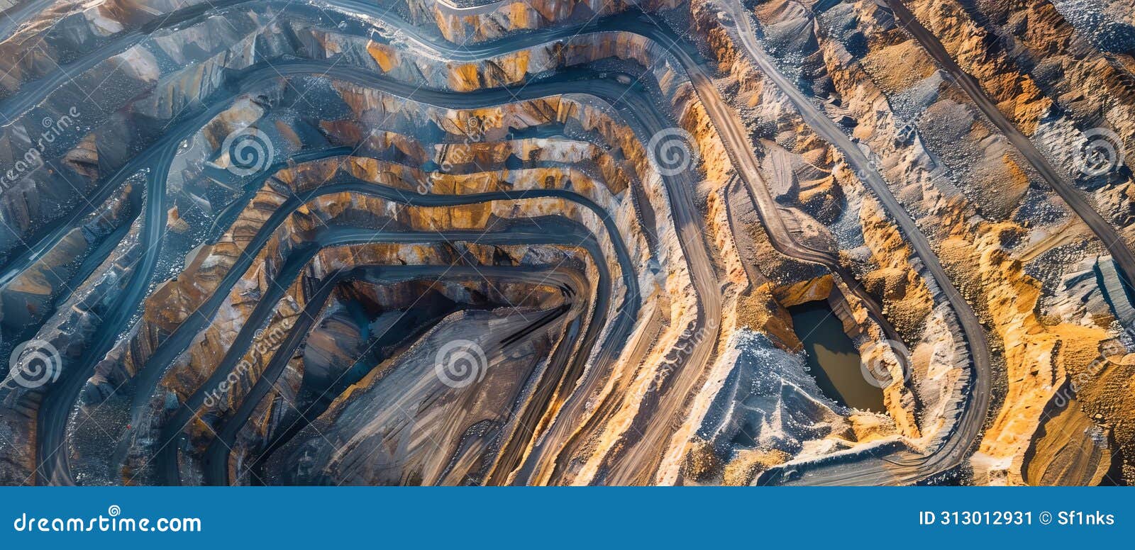 The Serpentine Paths of a Mining Operation Wind through the Deep ...