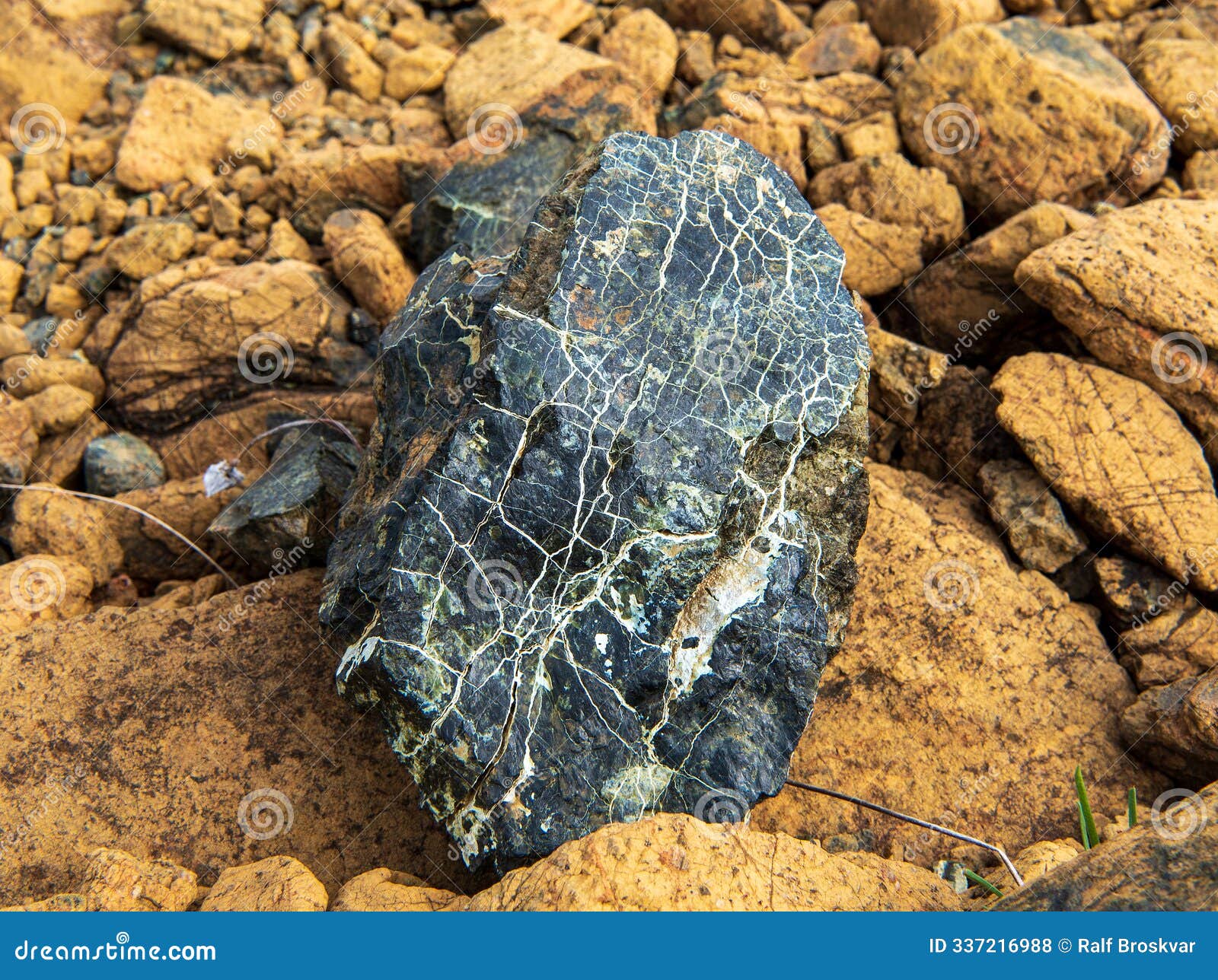 Serpentinite Rock at the Tablelands, Newfoundland and Labrador, Canada ...