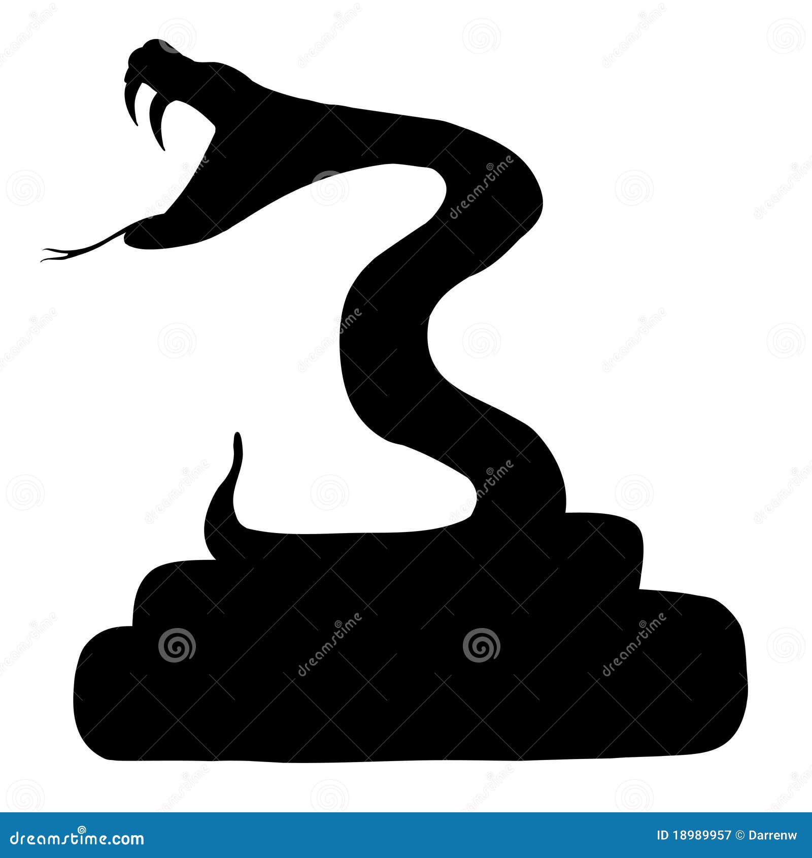 Serpiente stock de ilustración. Ilustración de ilustraciones - 18989957