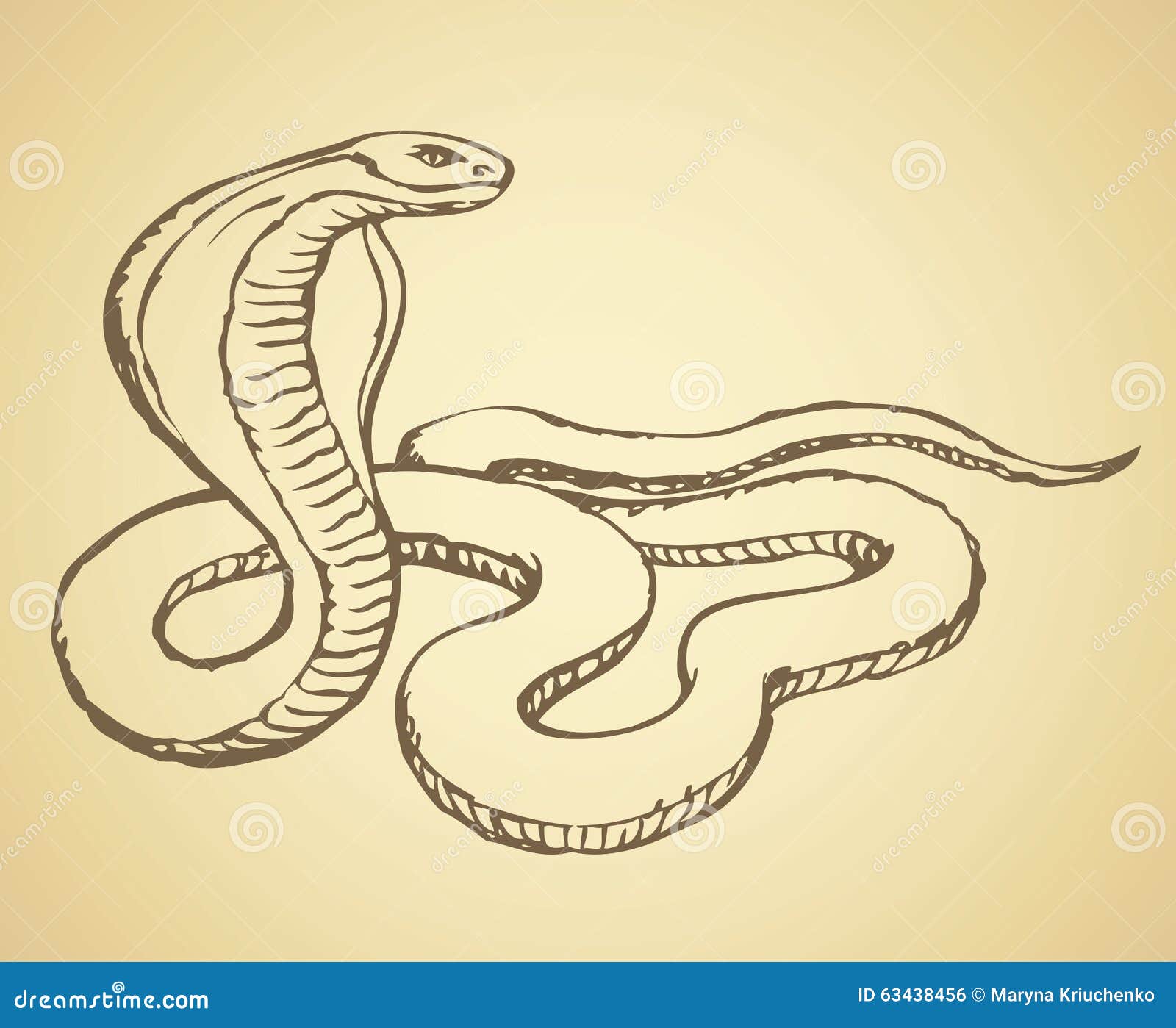 Serpiente Gráfico Del Vector Ilustración del Vector - Ilustración de ...