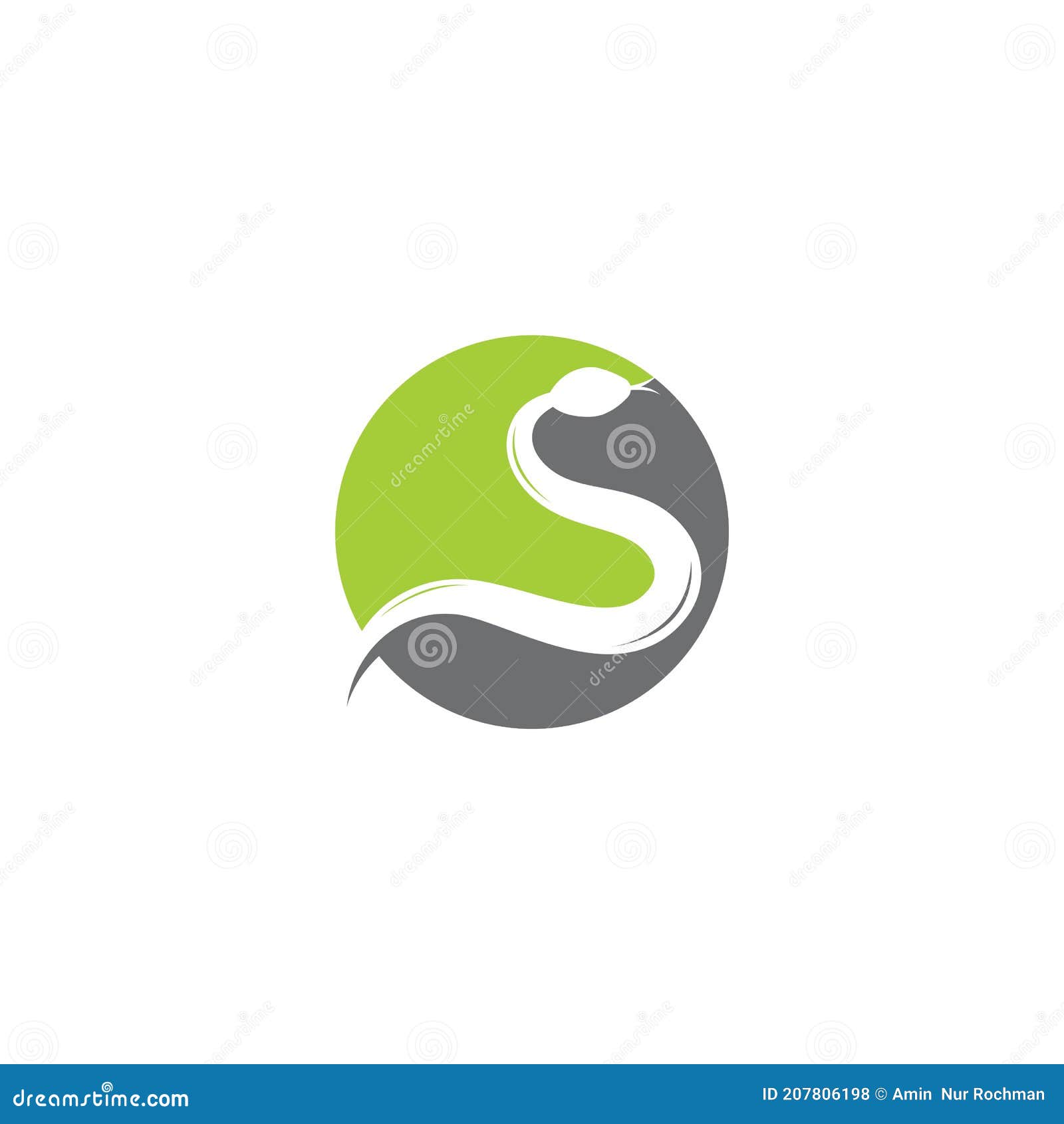 Serpiente Logo Vector Plantilla Ilustración del Vector - Ilustración de ...