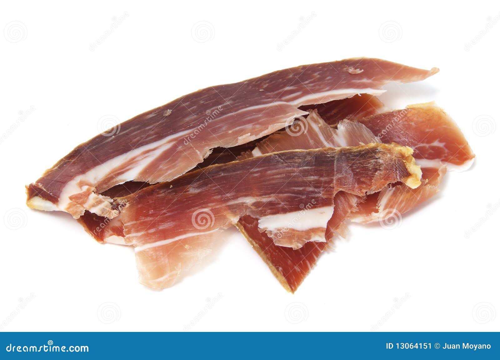 Serrano ham stock image. Image of pork, food, iberian - 13064151