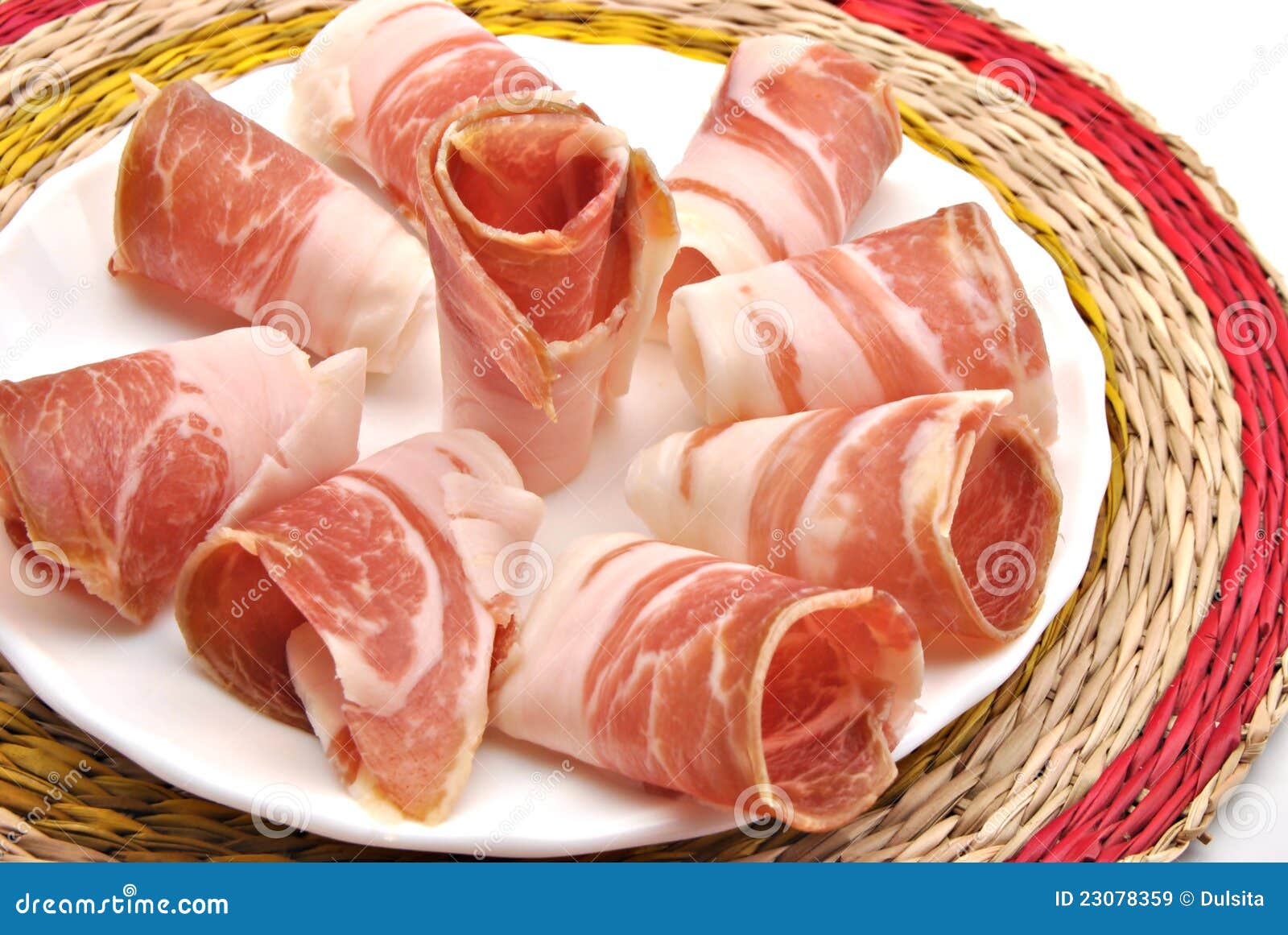 Serrano ham stock image. Image of texture, serrano, tasty - 23078359