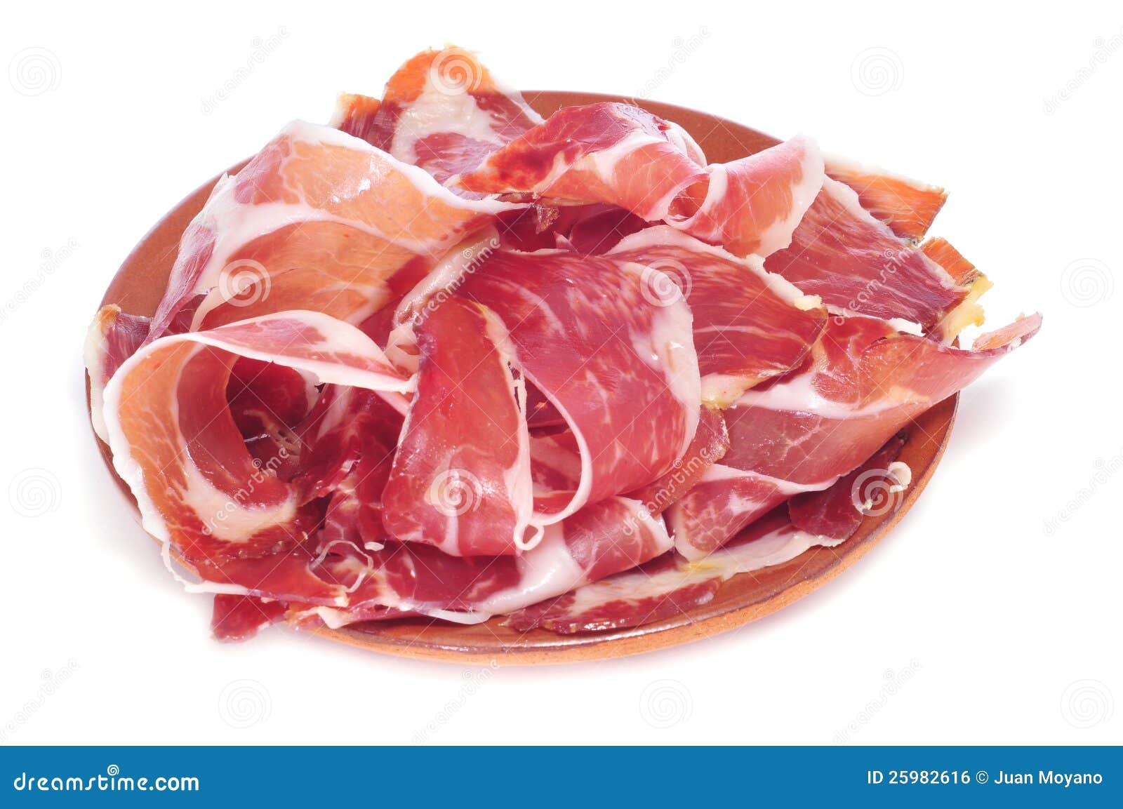 Serrano ham tapas stock photo. Image of iberian, prosciutto - 25982616