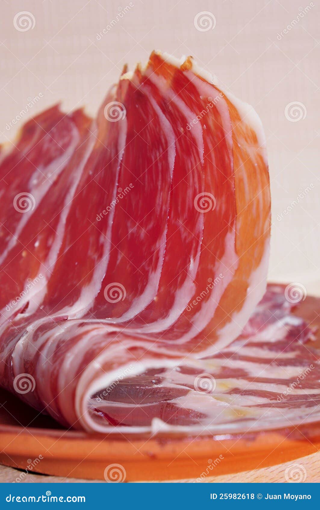 Serrano ham tapas stock photo. Image of dinner, cured - 25982618