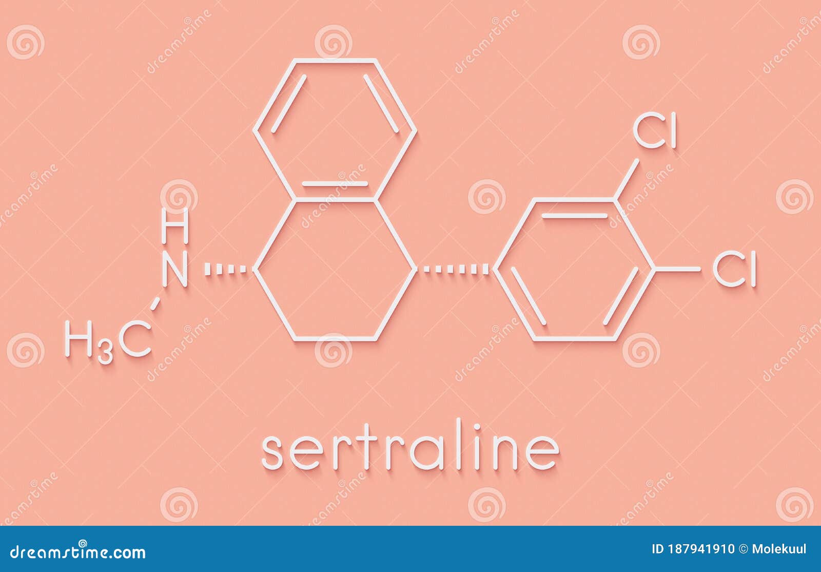Sertraline Chemical Structure