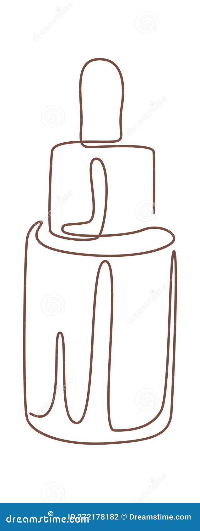Serum drawing in line art stock vector. Illustration of doodle - 272178182