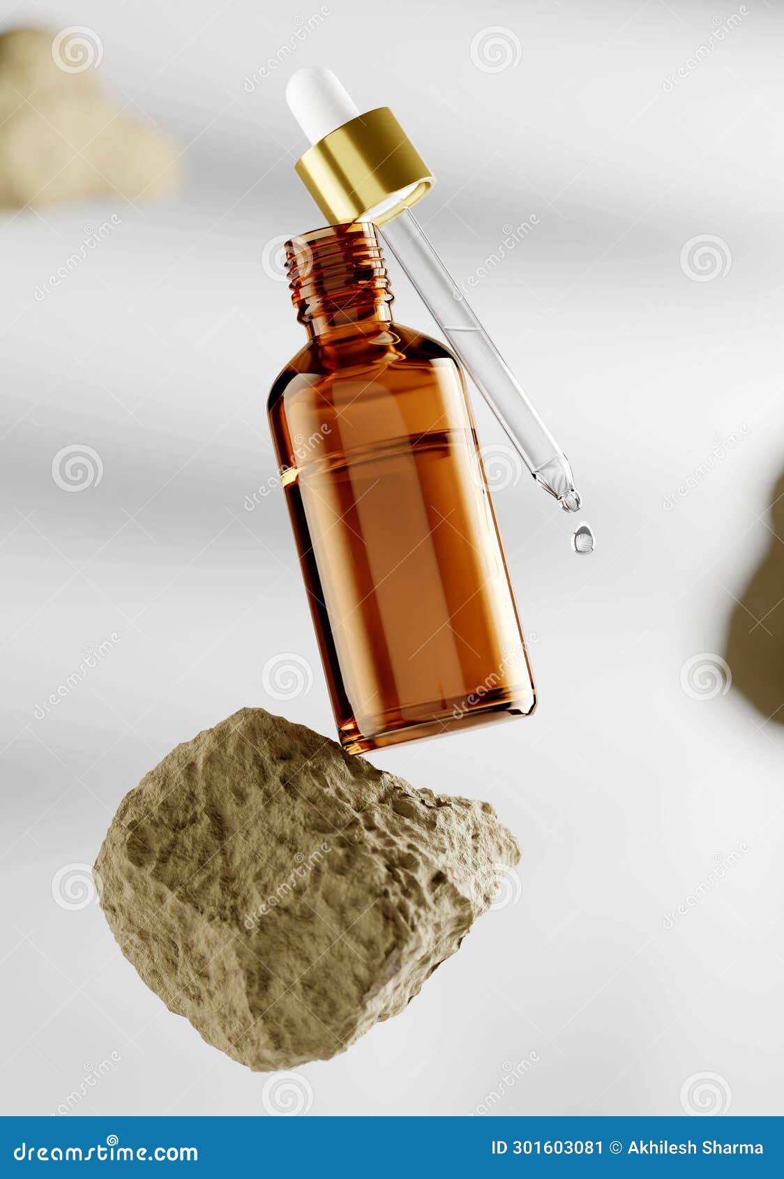 Serum Dropper Bottle. Eye Cosmetic Pipette Bottle Vector Illustration ...