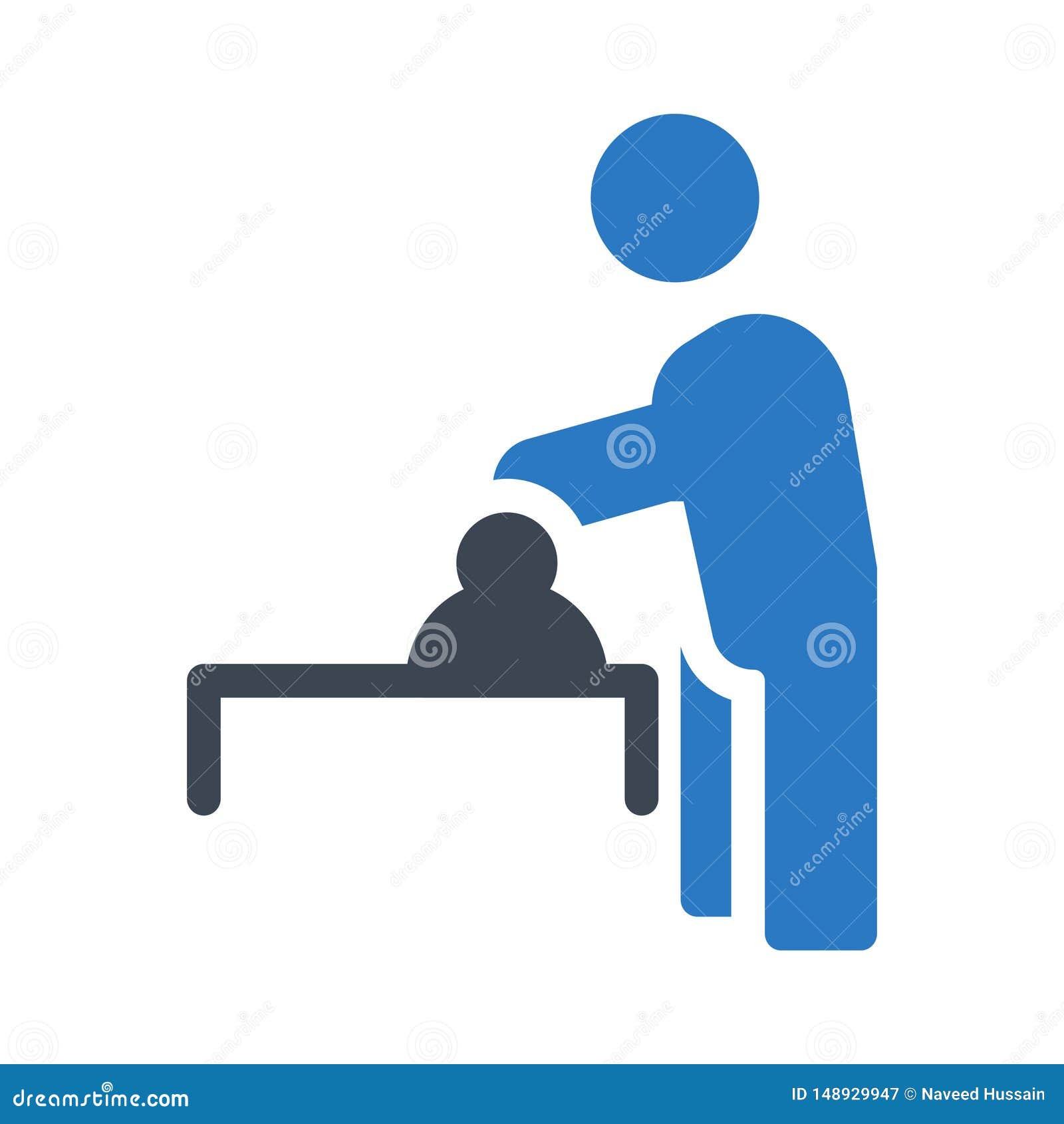 Serve Glyph Color Vector Icon Stock Vector - Illustration of dinner ...