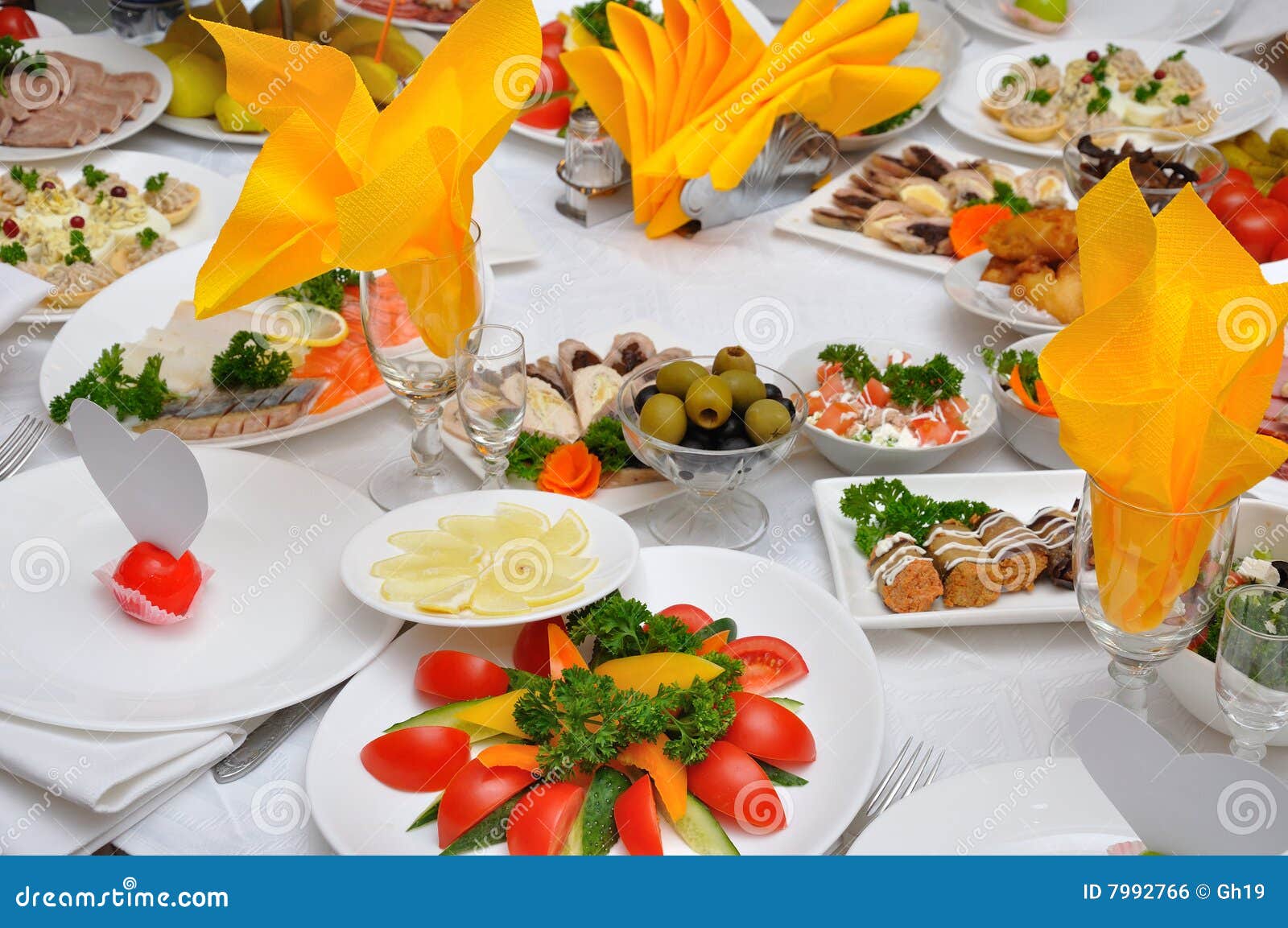 Served table stock photo. Image of ready, close, eating - 7992766