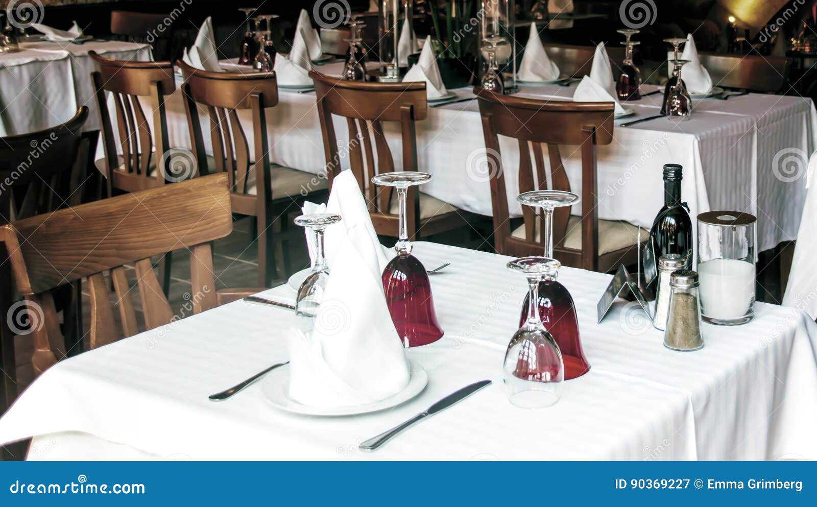 Served Table in a Restaurant Stock Image - Image of cuisine, food: 90369227