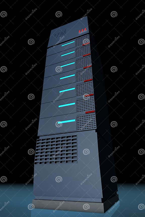 Server stock illustration. Illustration of digital, object - 11872720