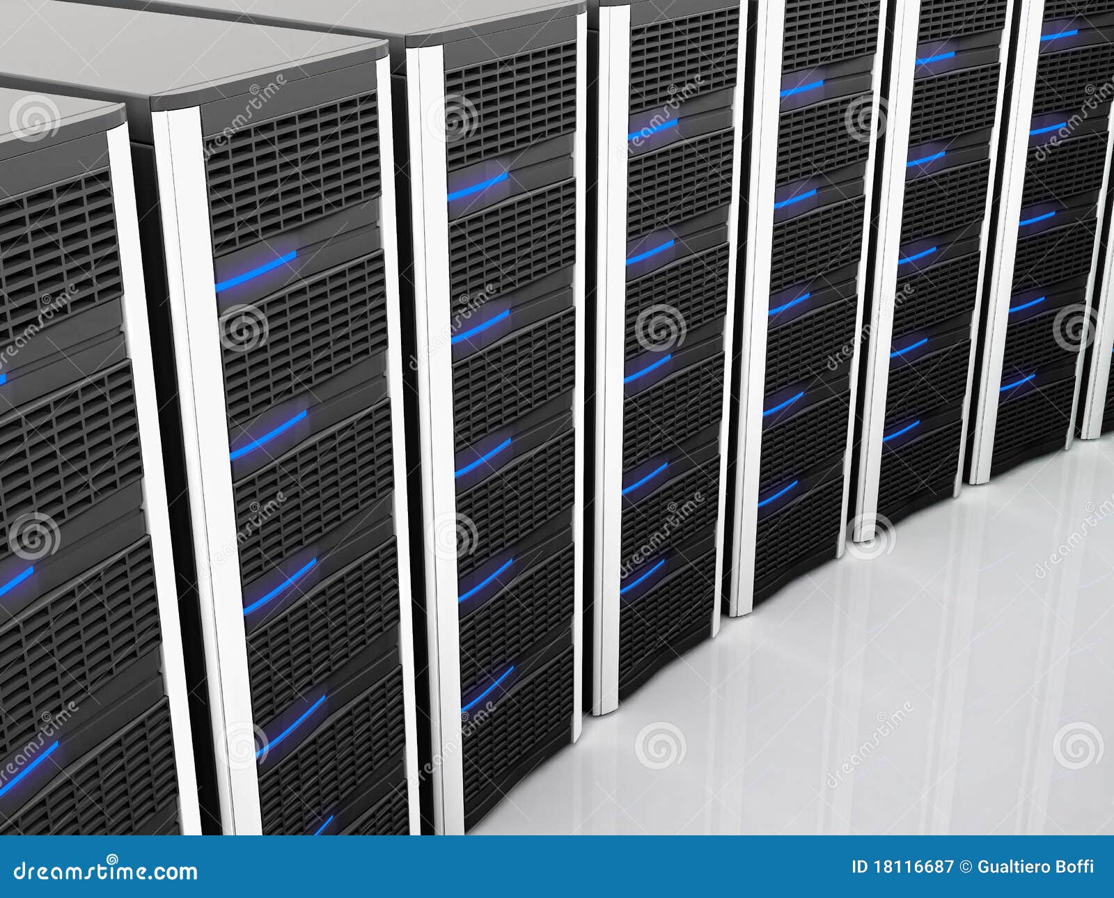 Server 3d stock illustration. Illustration of internet - 18116687