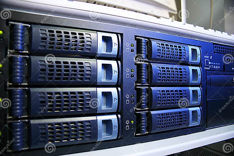 Server stock image. Image of equipment, close, connected - 847287