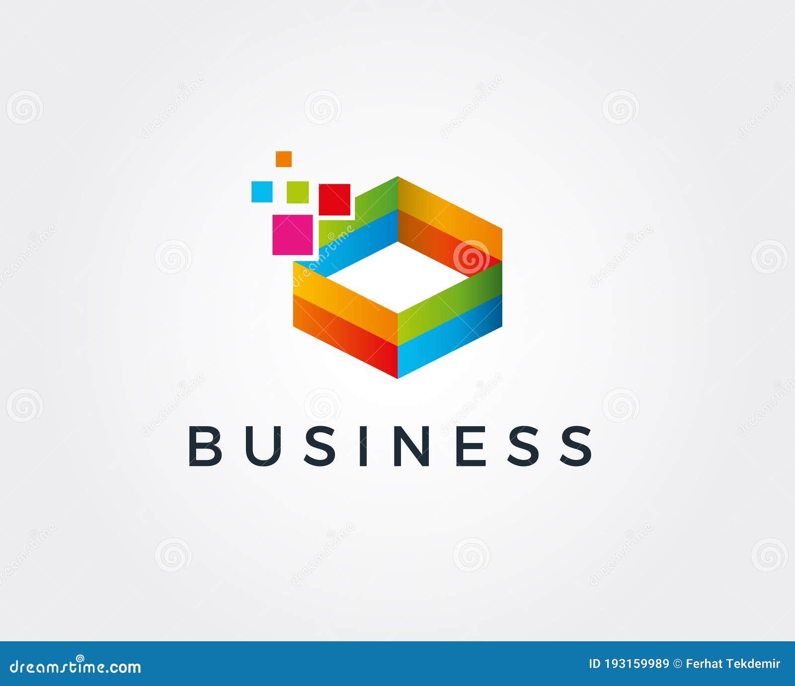 Minimal Server Box Logo Template - Vector Illustration Stock Vector ...