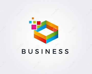 Minimal Server Box Logo Template - Vector Illustration Stock Vector ...