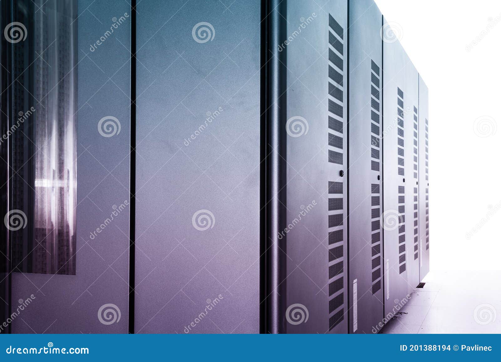 Server Cabinets Inside Data Center Room Stock Photo - Image of people ...