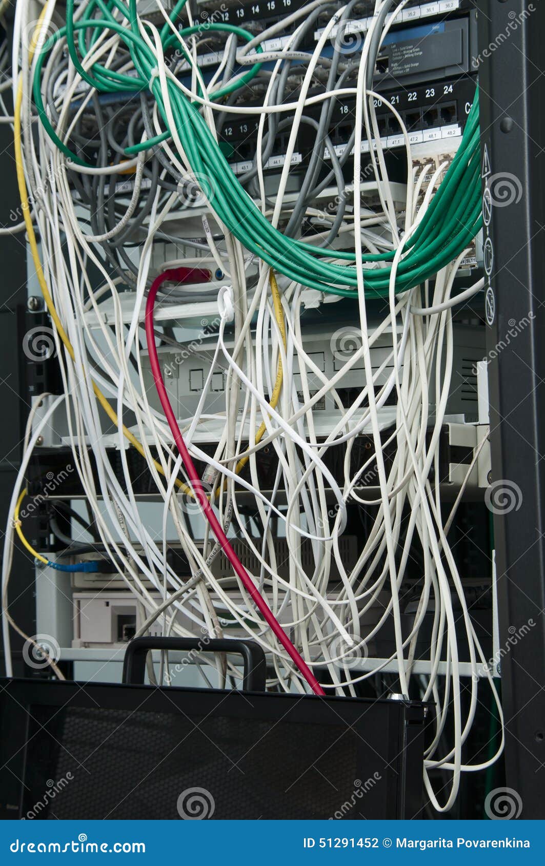 Server Cables stock photo. Image of modem, plug, connection - 51291452