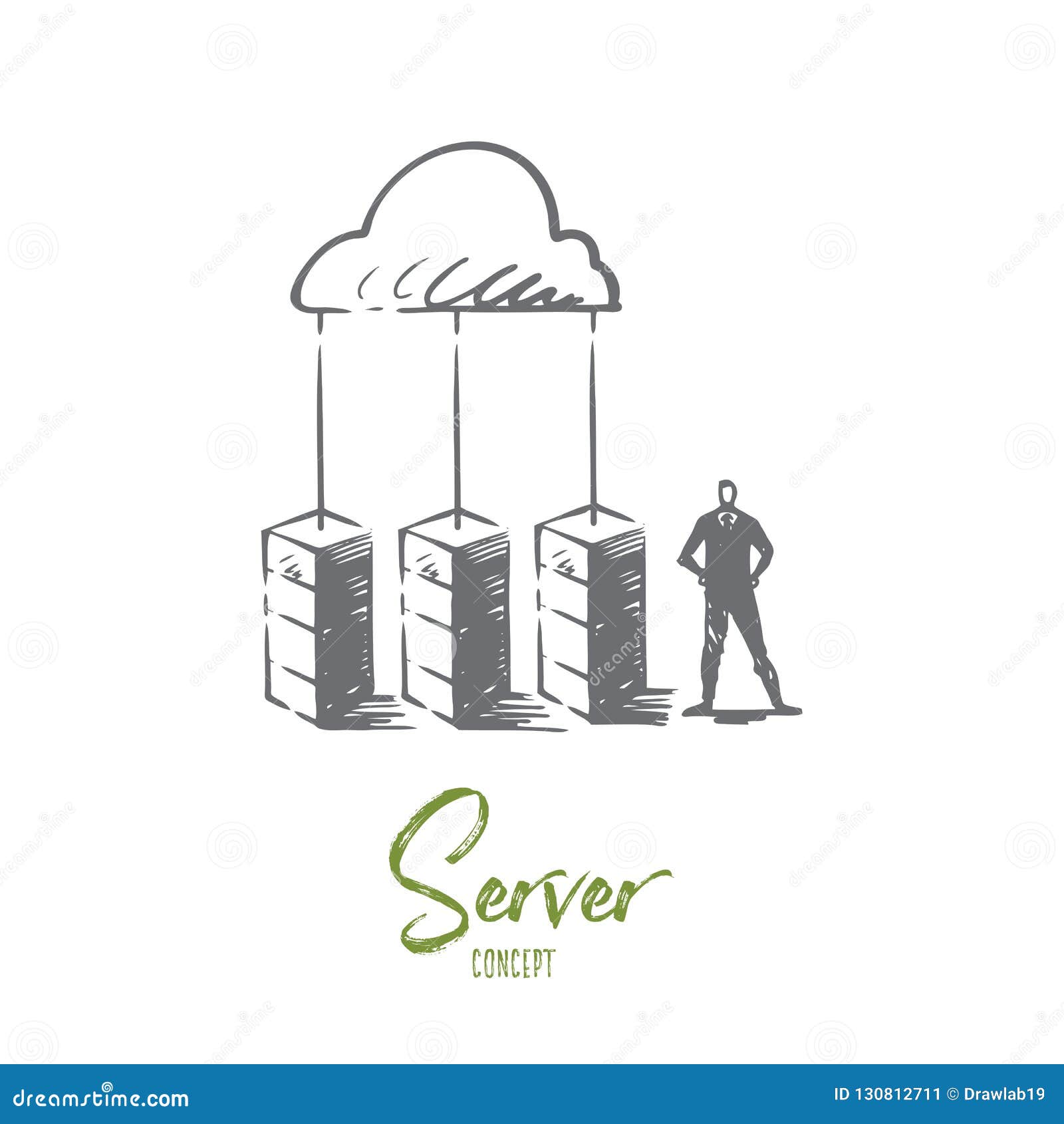 Server, Cloud, System, Database, Storage Concept. Hand Drawn Isolated ... Server, Cloud, System, Database, Storage Concept. Hand Drawn Isolated ...