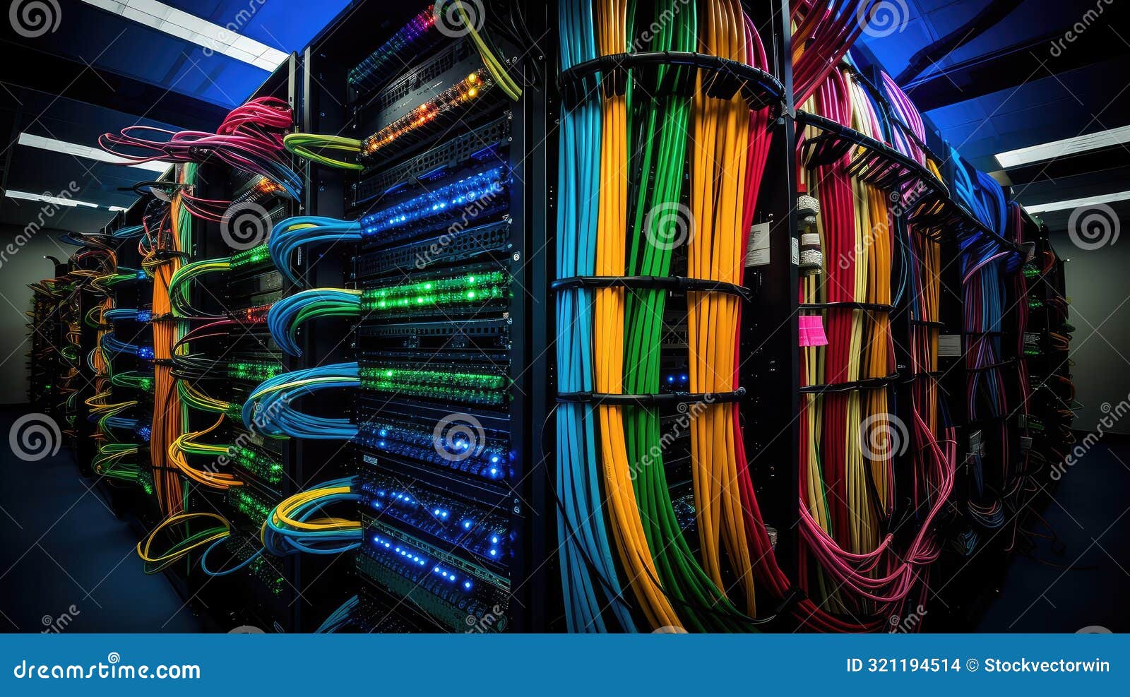 Server coax cable stock illustration. Illustration of reliability ...